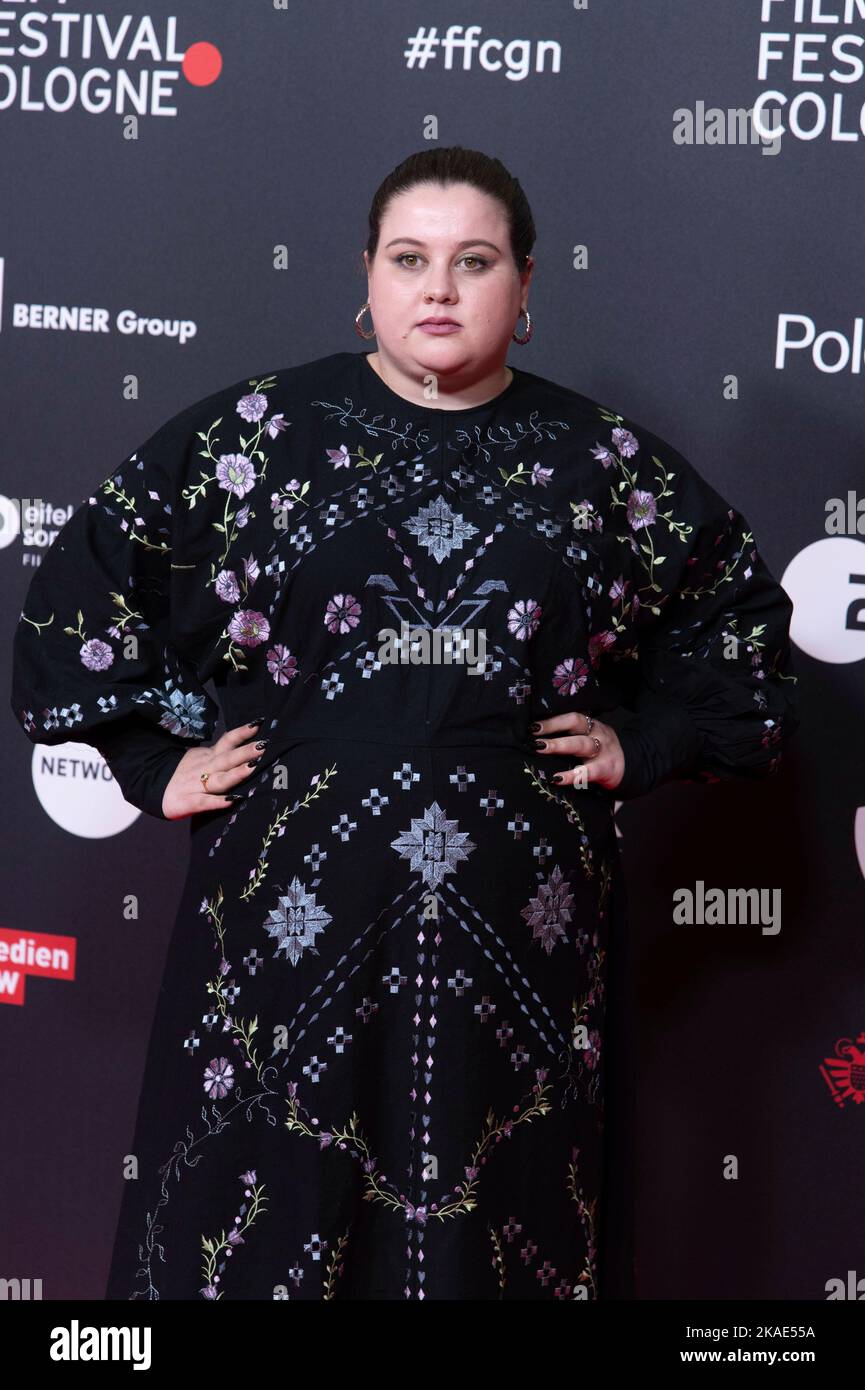 Cologne, Deutschland. 22nd Oct, 2022. Judith GAILER, actress, red ...