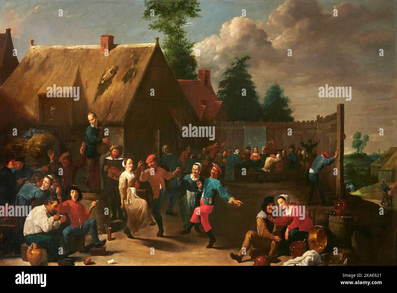 Banchetto nuziale contadino - olio su tela - GDavid Teniers detto il ...