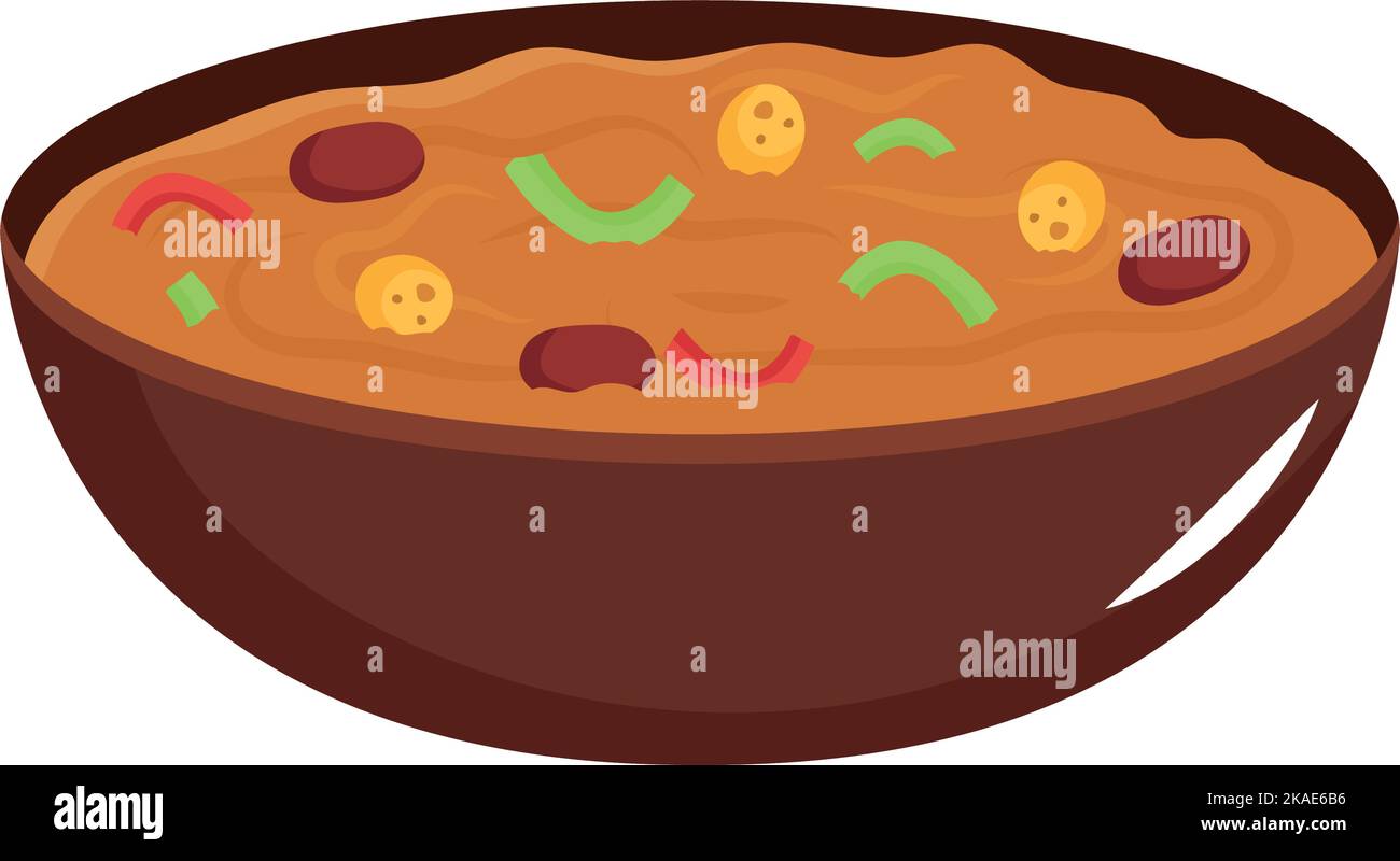 mexican bean chili soup Stock Vector Image & Art - Alamy
