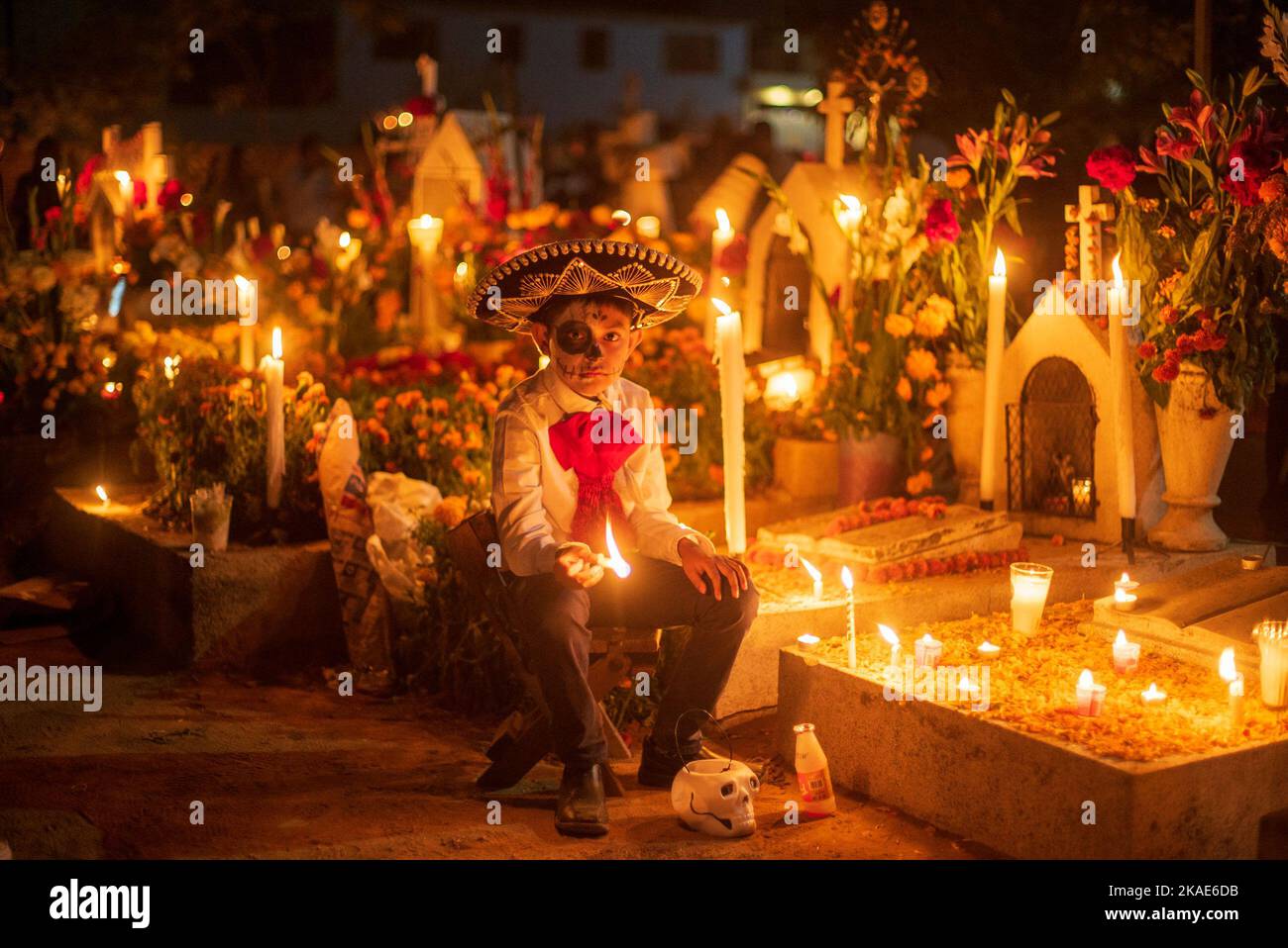 Oaxaca, Mexico. 31st Oct, 2022. Every year on November 1, residents of ...