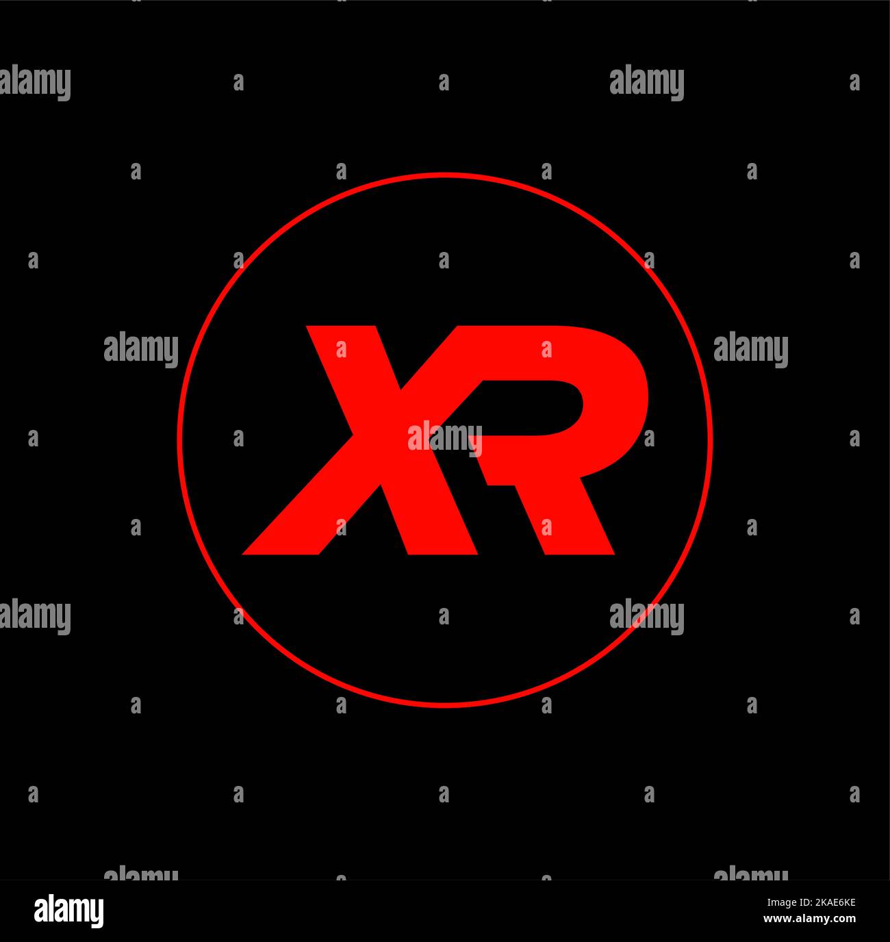 Xr letters Stock Vector Images - Alamy