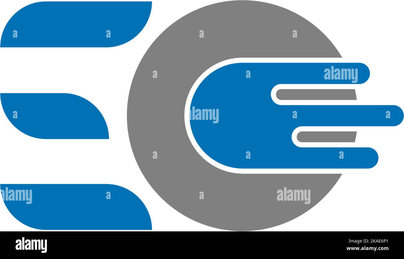 A vector illustration of EO logo icon template Stock Vector Image & Art ...