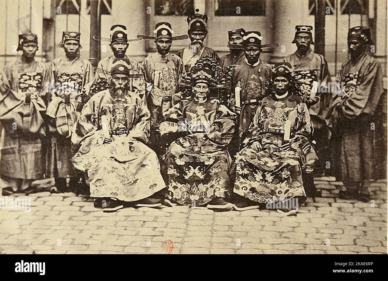 A delegation of the Nguyen Dynasty Stock Photo - Alamy