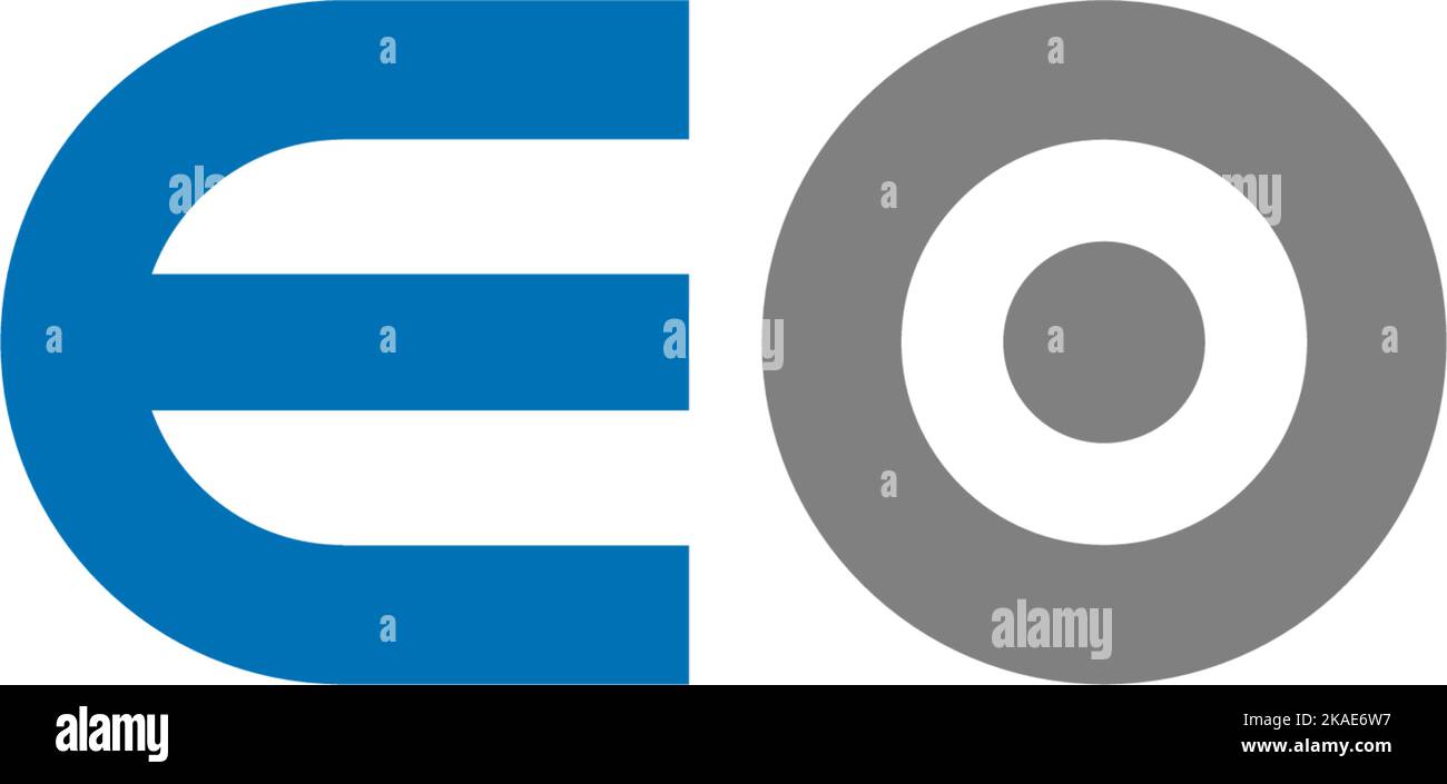A vector illustration of EO logo icon template Stock Vector Image & Art ...