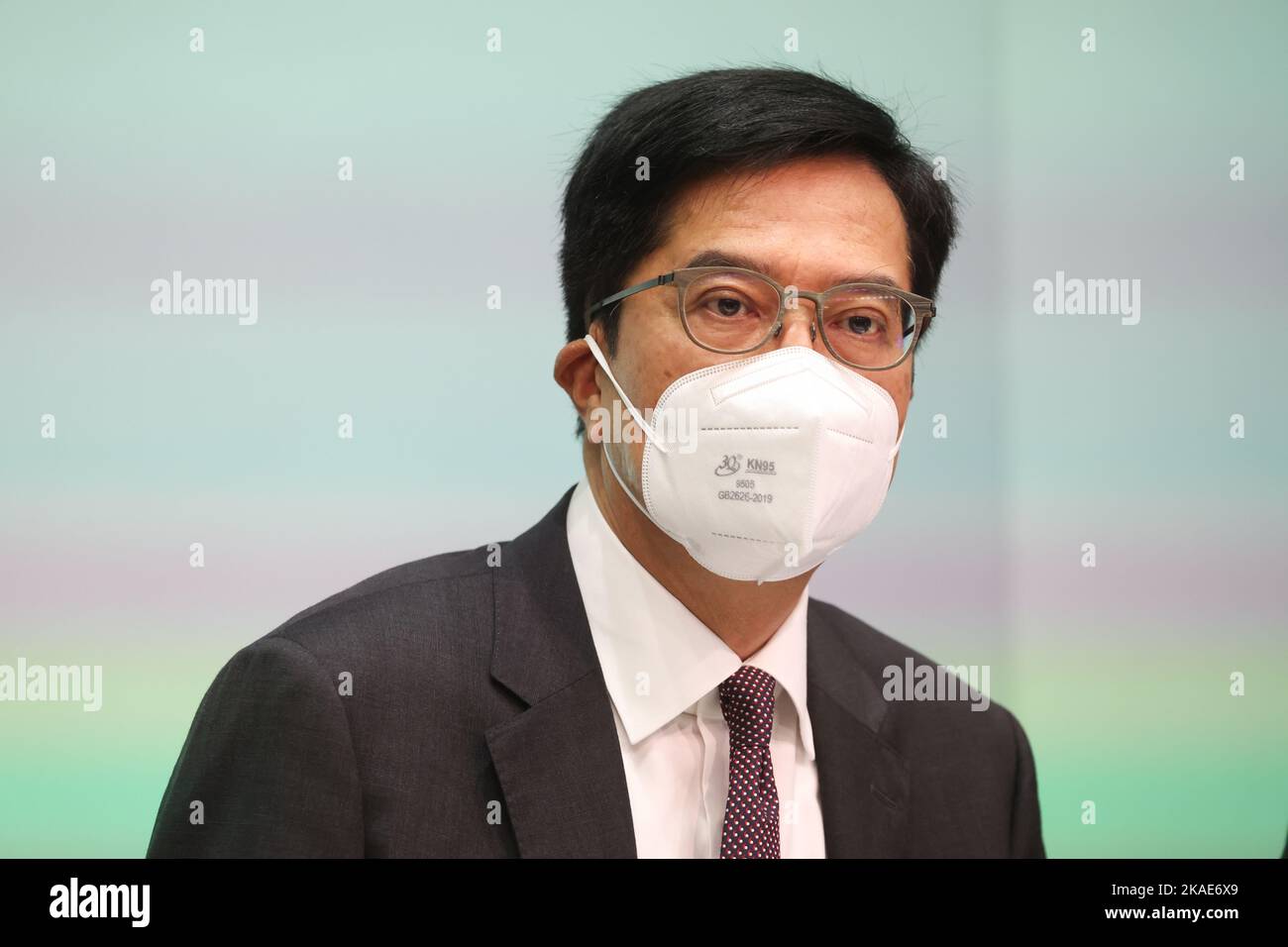 Michael Wong Wai-lun, Deputy Financial Secretary attended a press conference on "The Chief ...