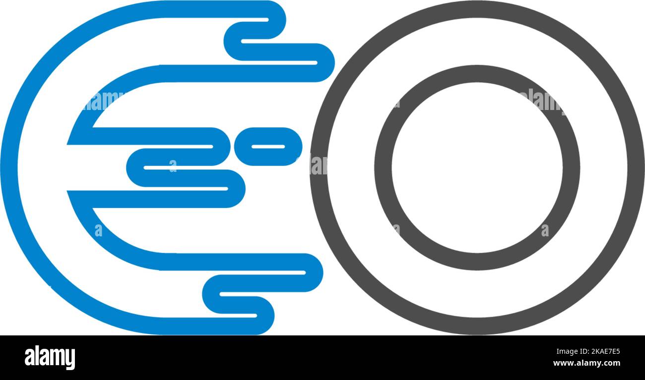 A vector illustration of EO logo icon template Stock Vector Image & Art ...