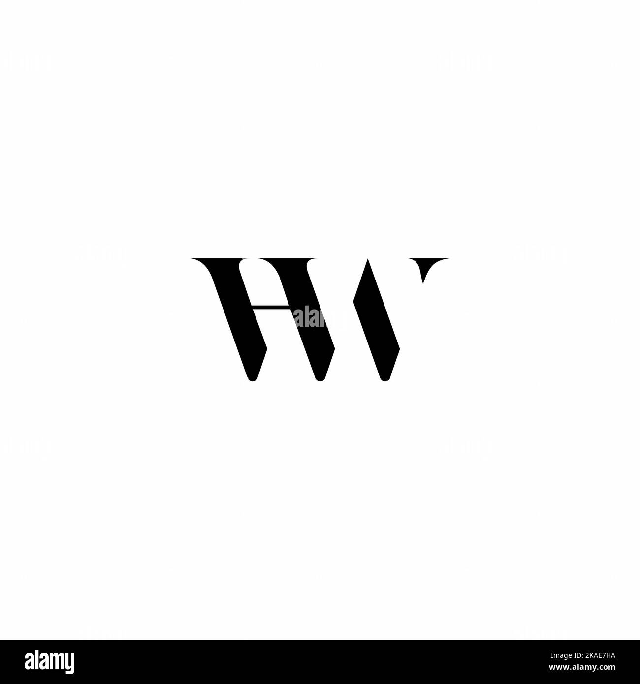 WH logo simple elegant nuance Stock Vector Image & Art - Alamy