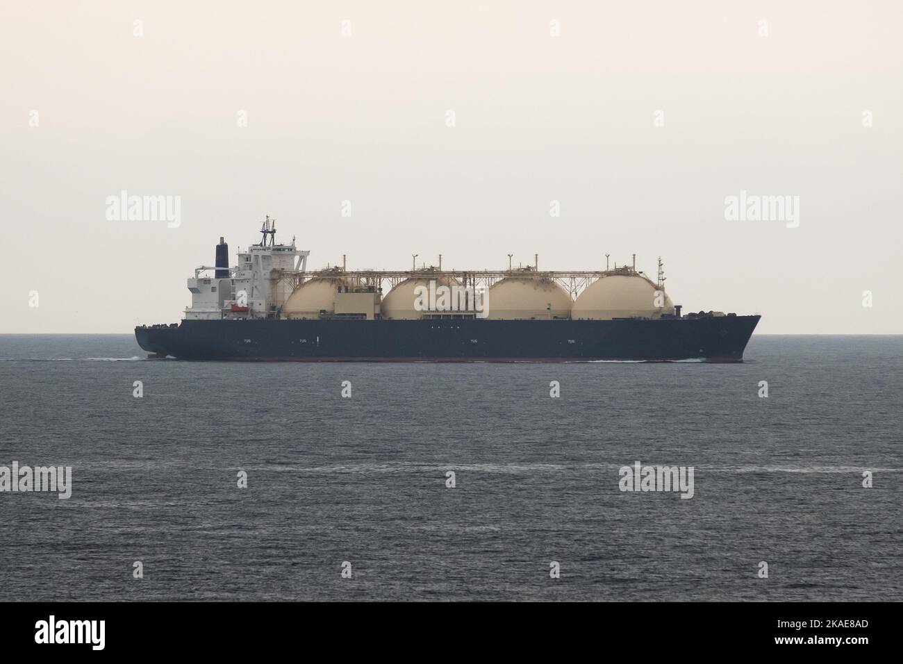 LNG (Liquified Natural Gas) tanker floats in the sea Stock Photo - Alamy