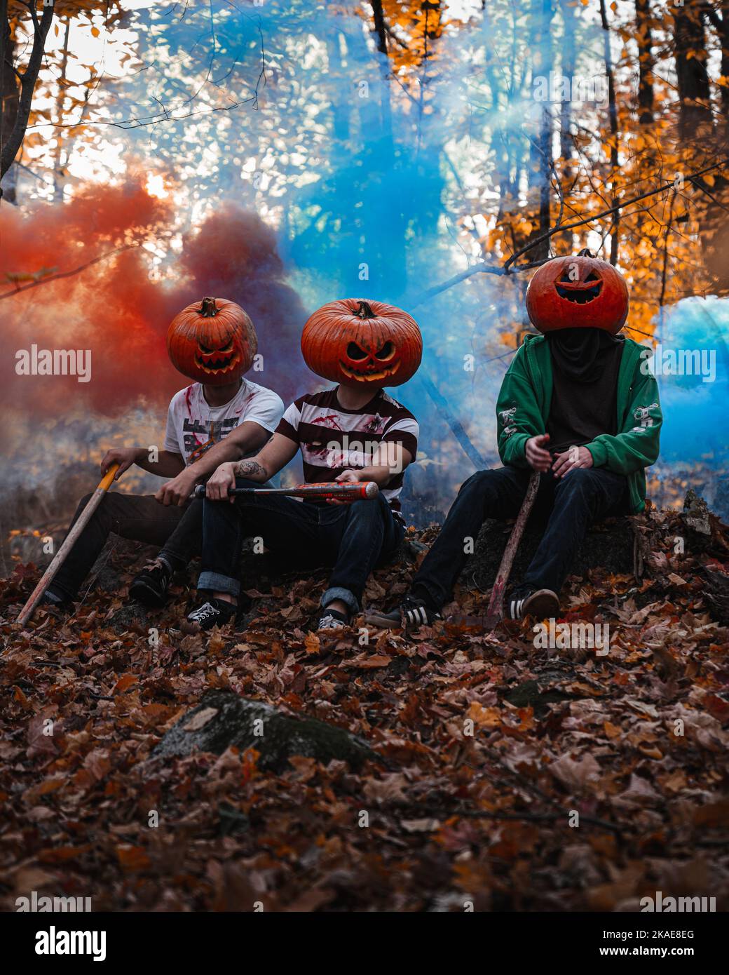 Sitting man on pumpkins hi-res stock photography and images - Alamy