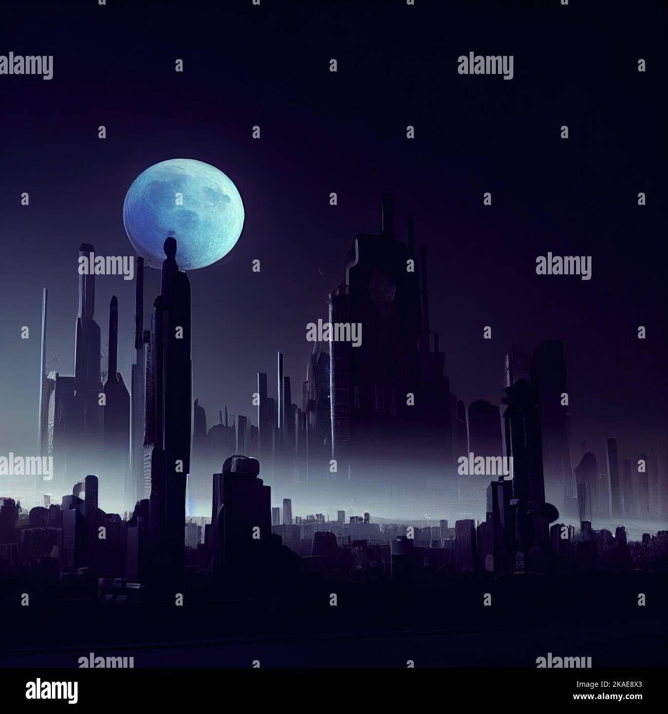 City floating in sky illustration hi-res stock photography and images ...