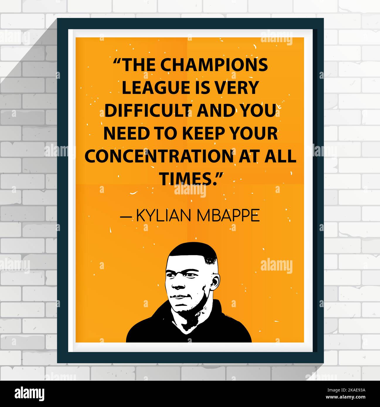 Kylian mbappe illustration Stock Vector Images - Alamy