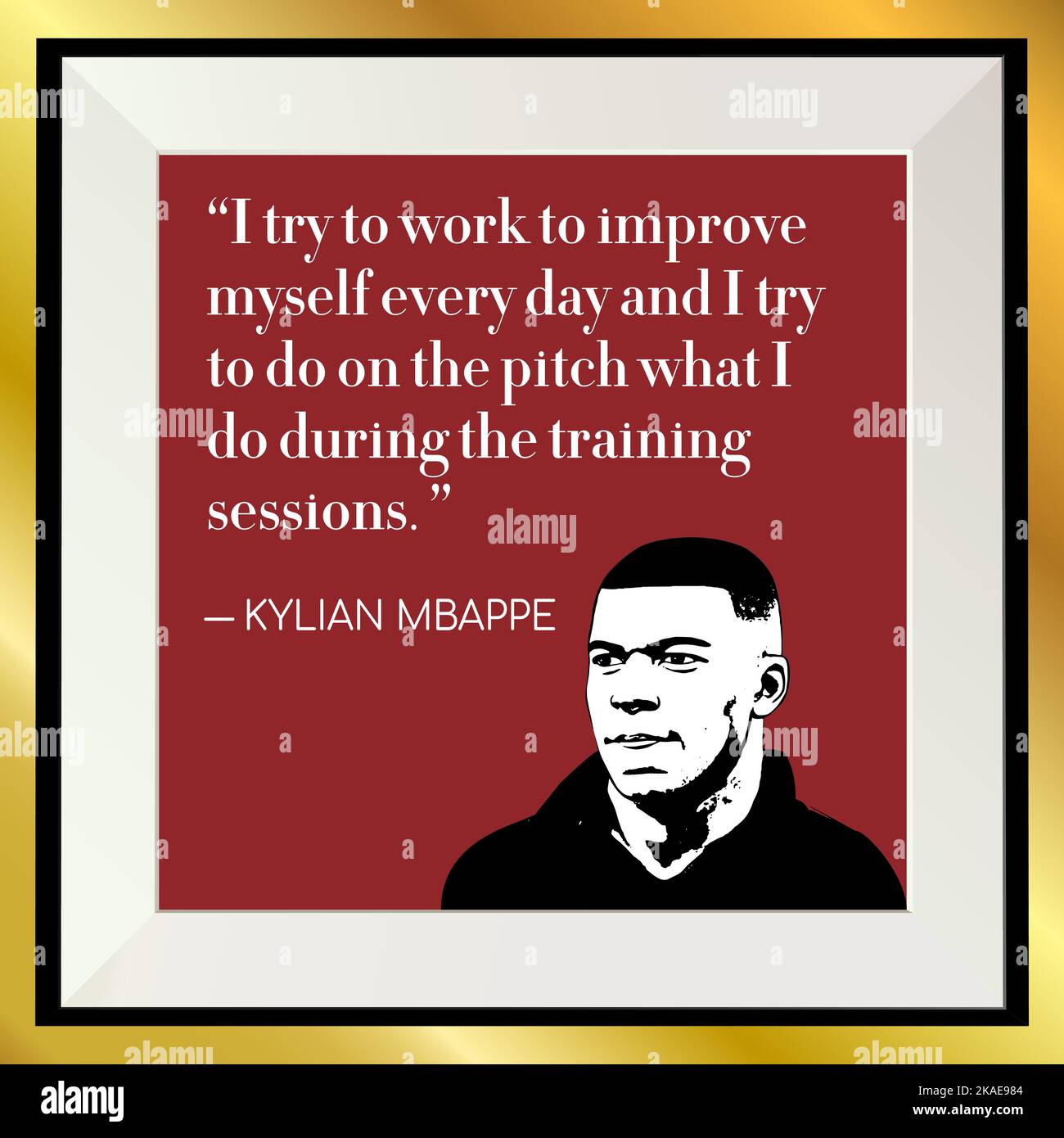 Kylian mbappe illustration hi-res stock photography and images - Alamy