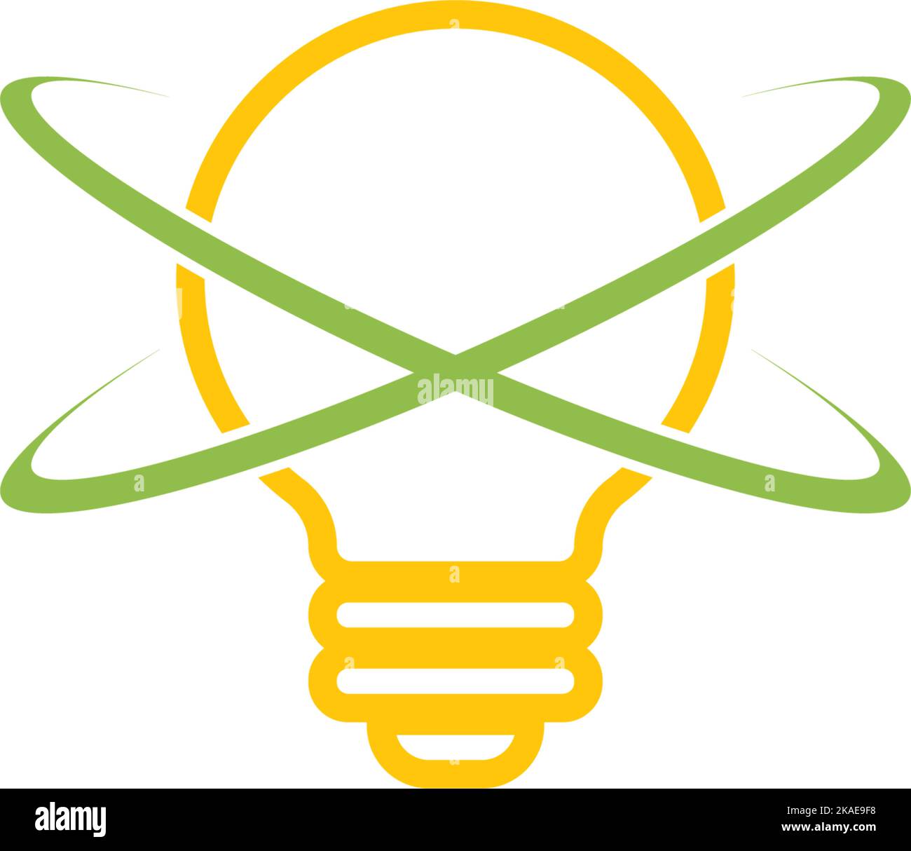 A vector illustration of an innovation concept represented by a light ...