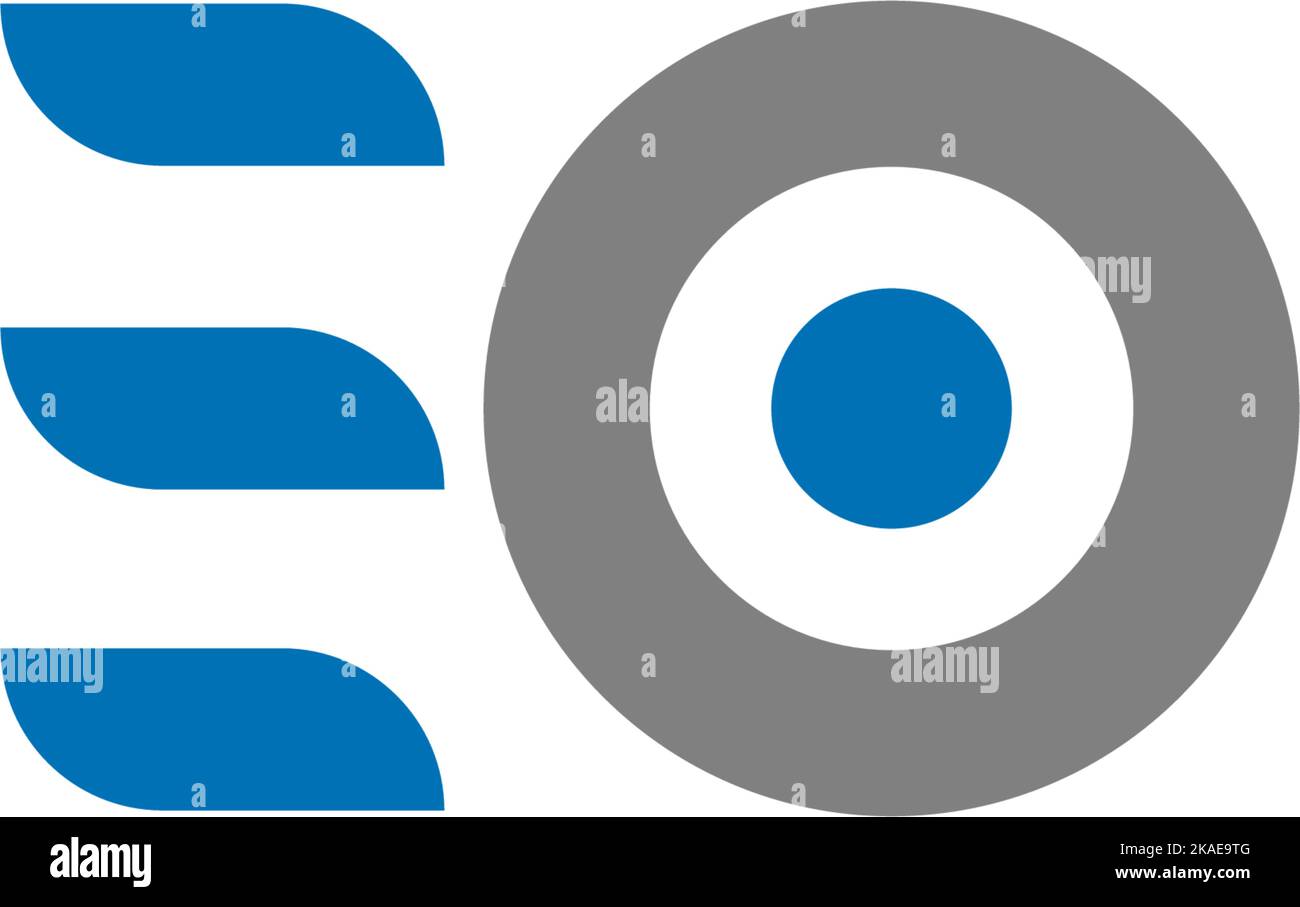 A vector illustration of EO logo icon template Stock Vector Image & Art ...