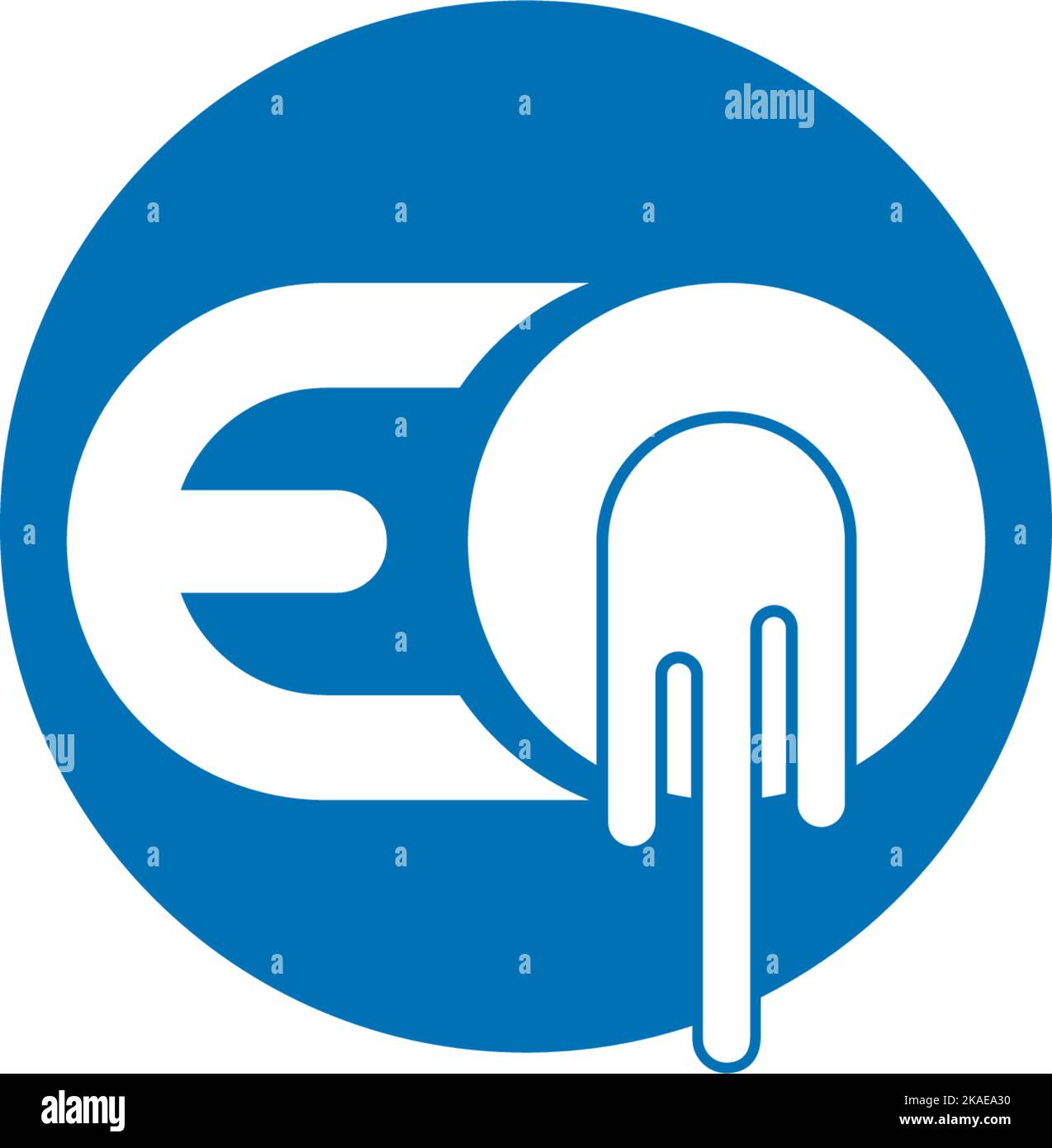 A vector illustration of EO logo icon template Stock Vector Image & Art ...