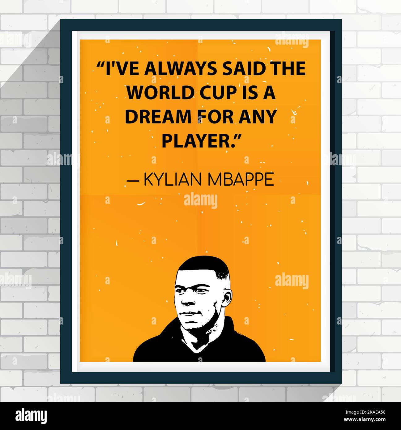 Kylian mbappe illustration Stock Vector Images - Alamy