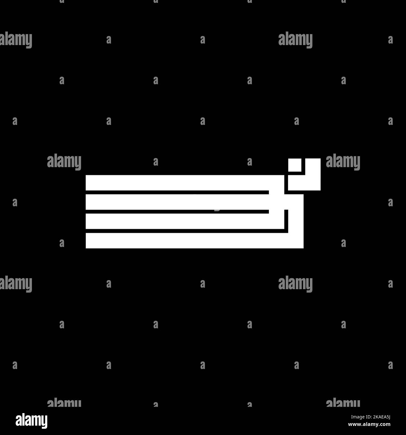 Calligraphic OM Hinduism Holy Symbol On Black Background. Om Icon in ...