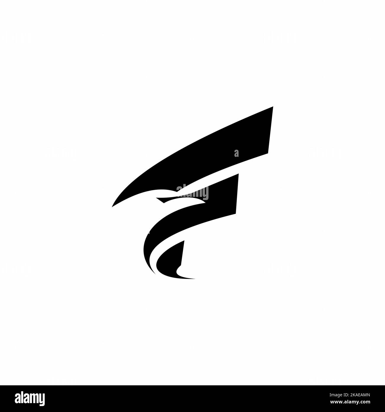 negative space eagle logo design Stock Vector Image & Art - Alamy