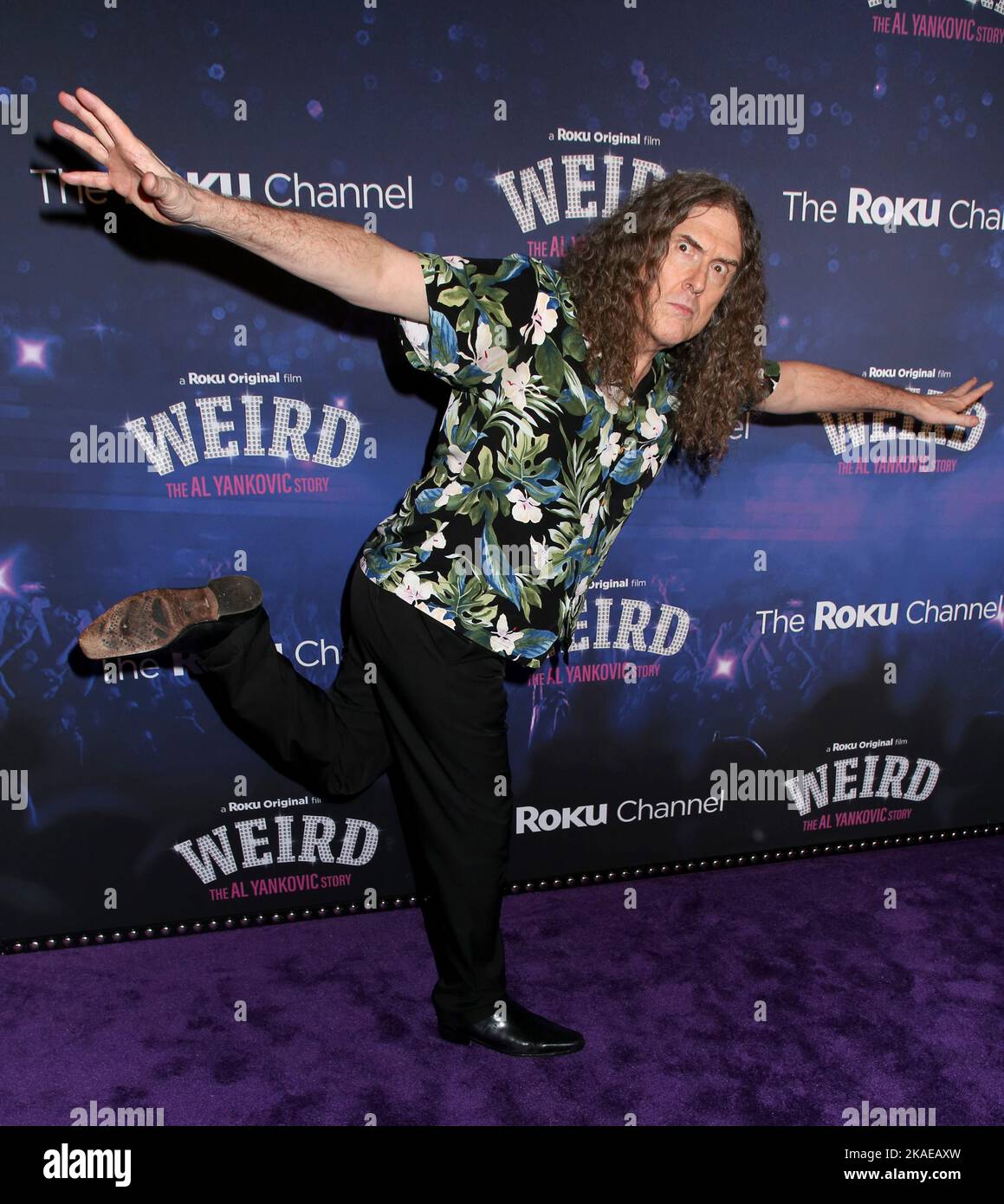 Weird Al Yankovic attending 'Weird: The Al Yankovic Story' New York ...