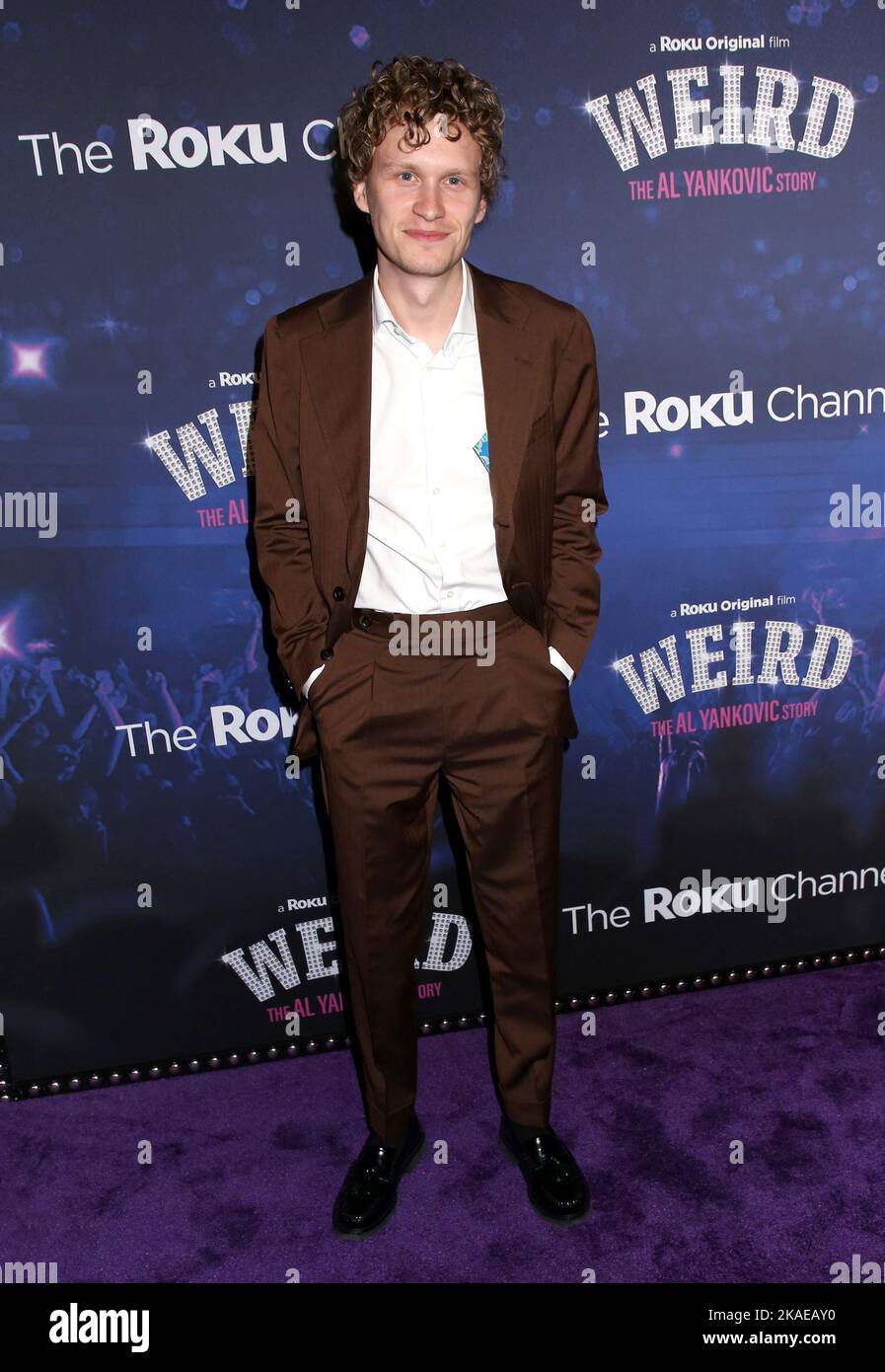 Jack Lancaster attending 'Weird: The Al Yankovic Story' New York ...