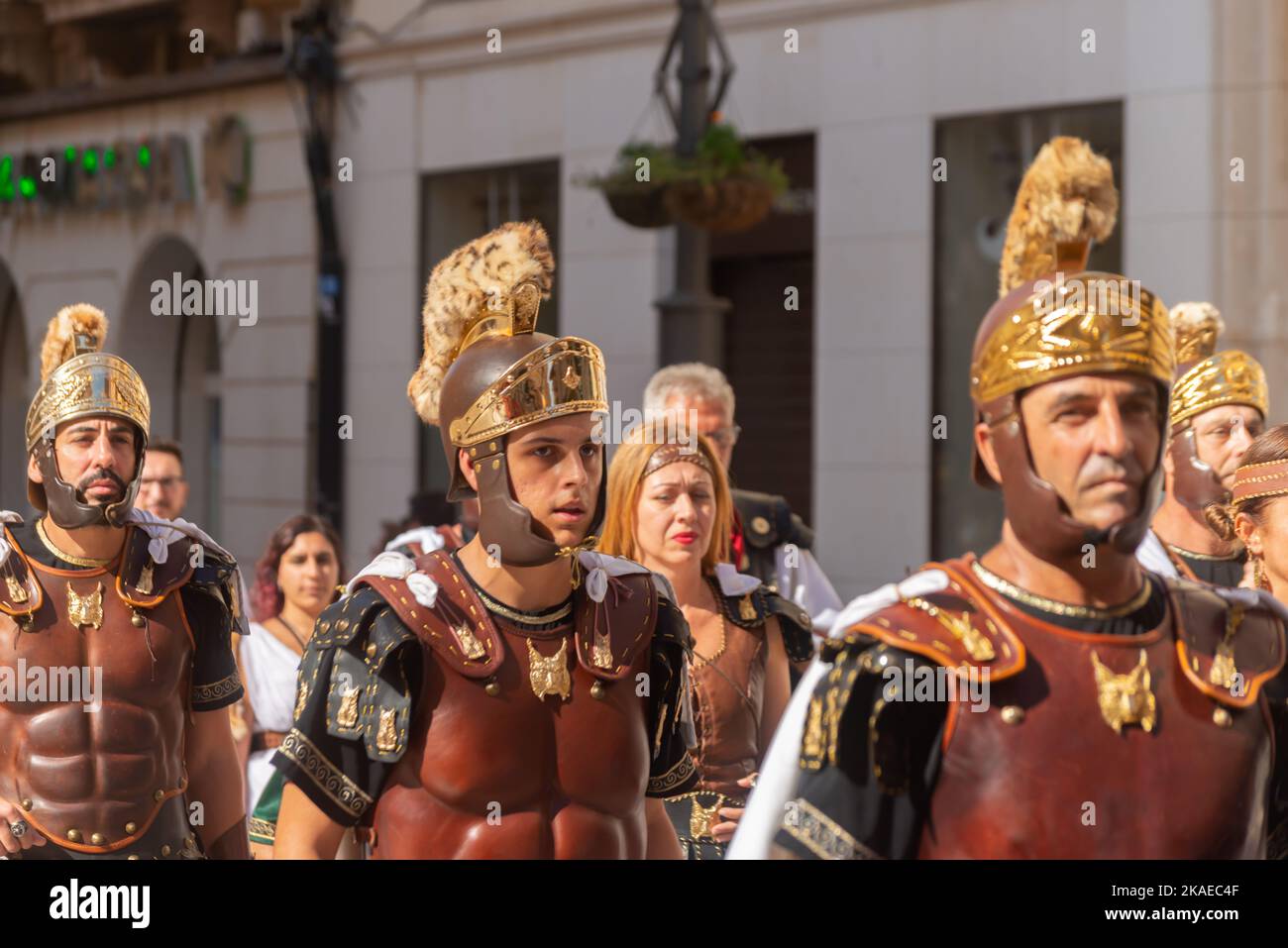 CARTAGENA, SPAIN - 23 SEPTEMBER 2022 Carthaginians and Romans historic ...