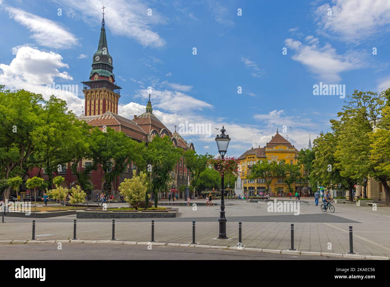 Subotica, Serbia - August 01, 2022: Historic Building City Hall and ...