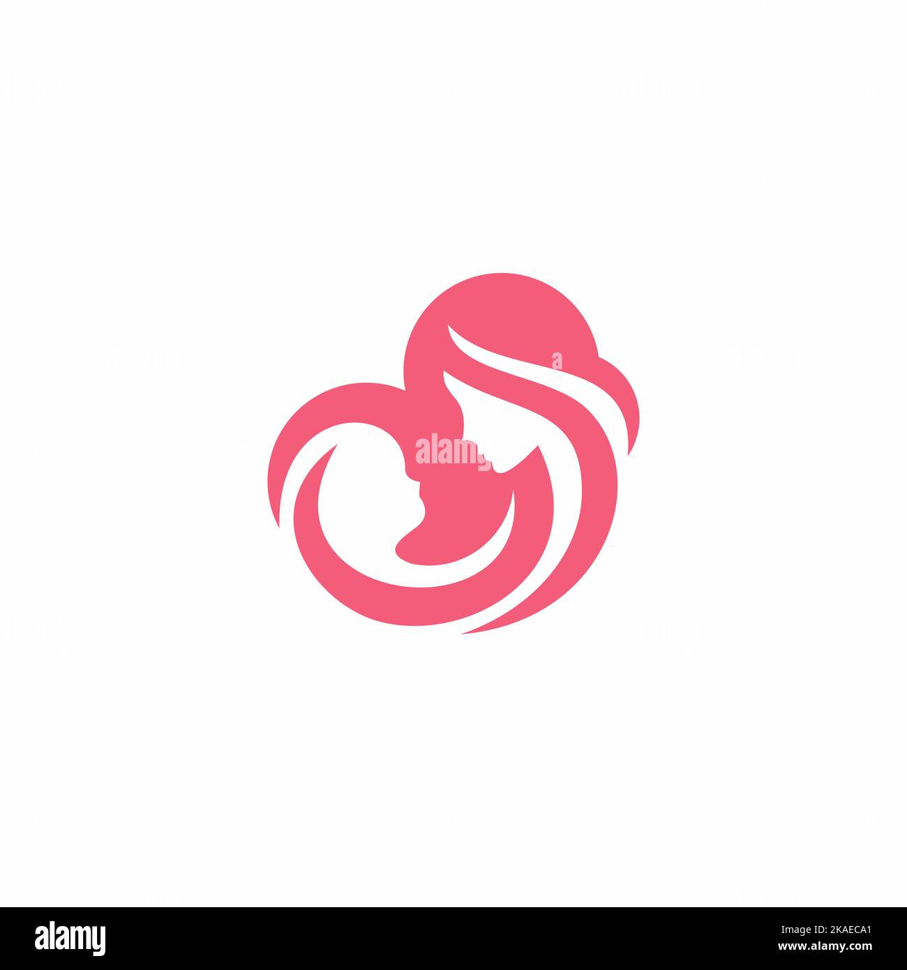 mother and daughter hug logo Stock Vector Image & Art - Alamy