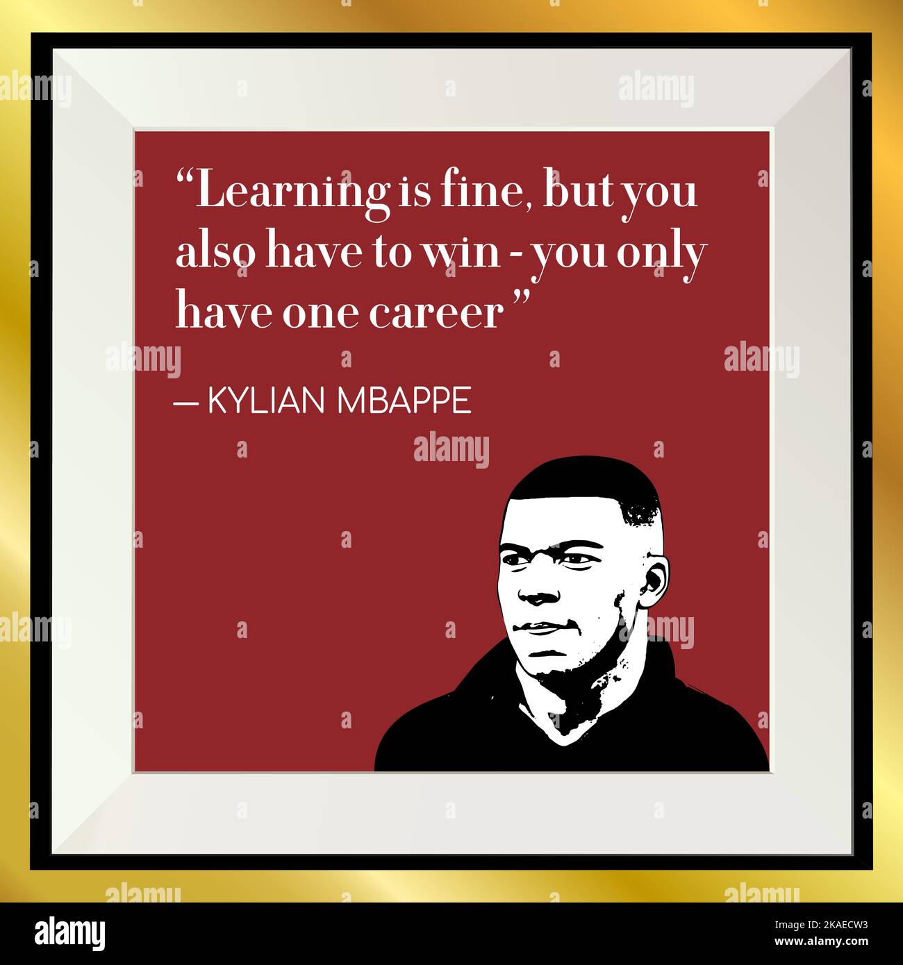 Kylian mbappe illustration hi-res stock photography and images - Alamy