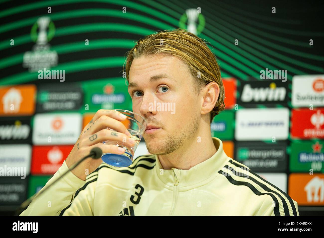 Molde's Birk Risa pictured during a press conference of Norwegian team ...