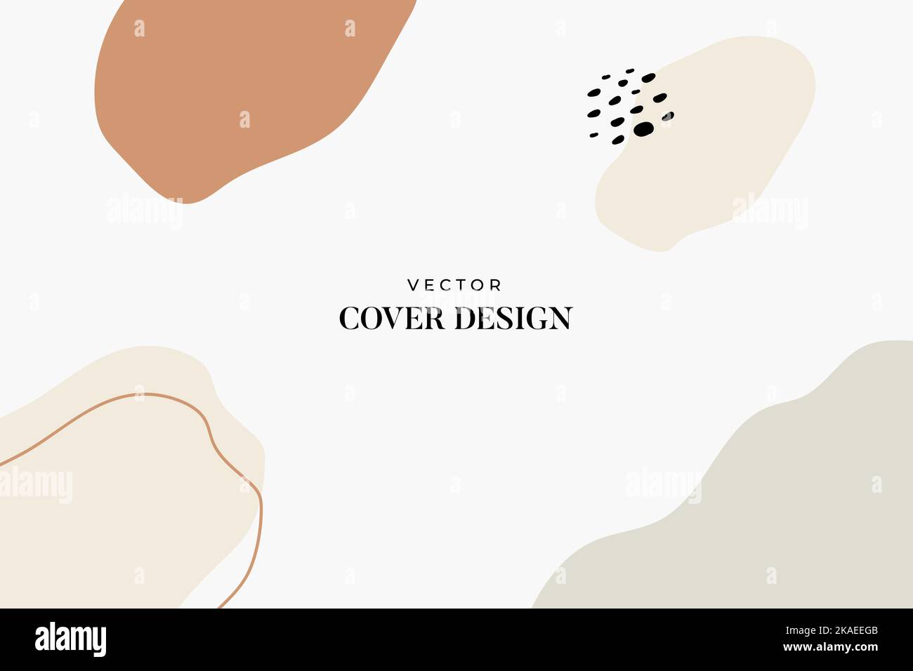 A vector cover design background in pastel colors Stock Vector Image ...