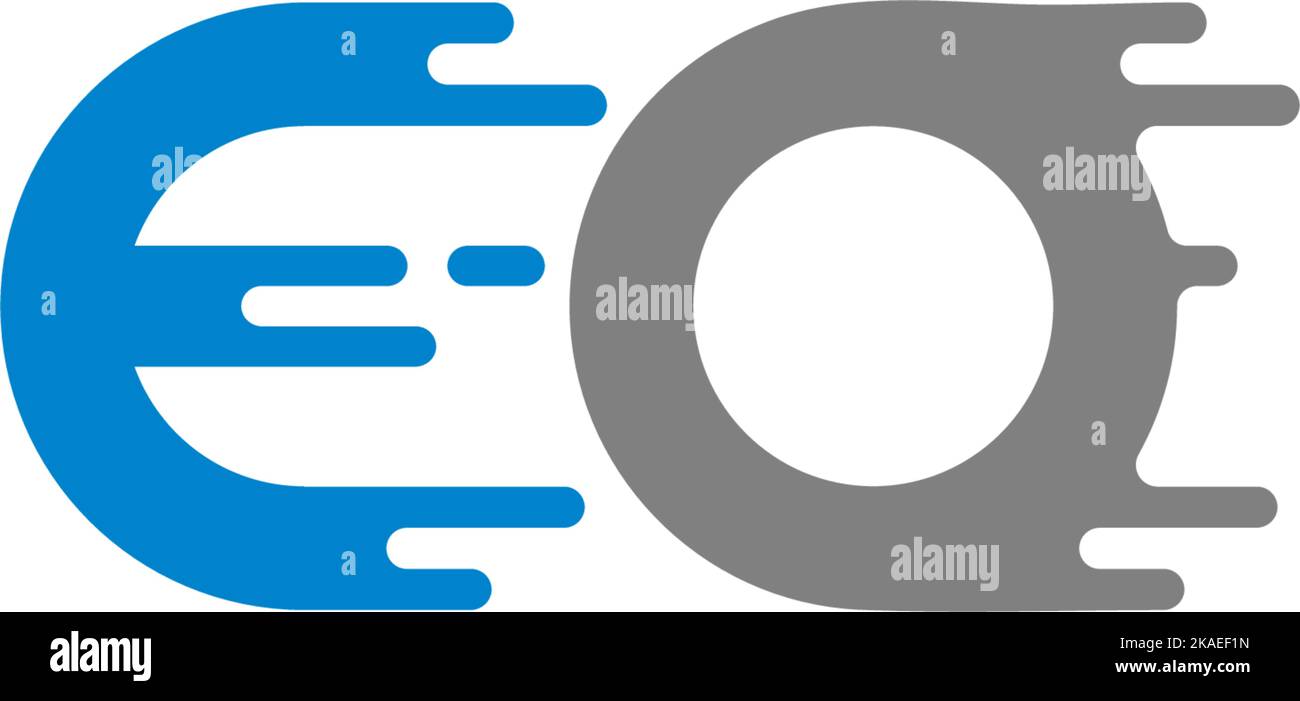 A vector illustration of EO logo icon template Stock Vector Image & Art ...