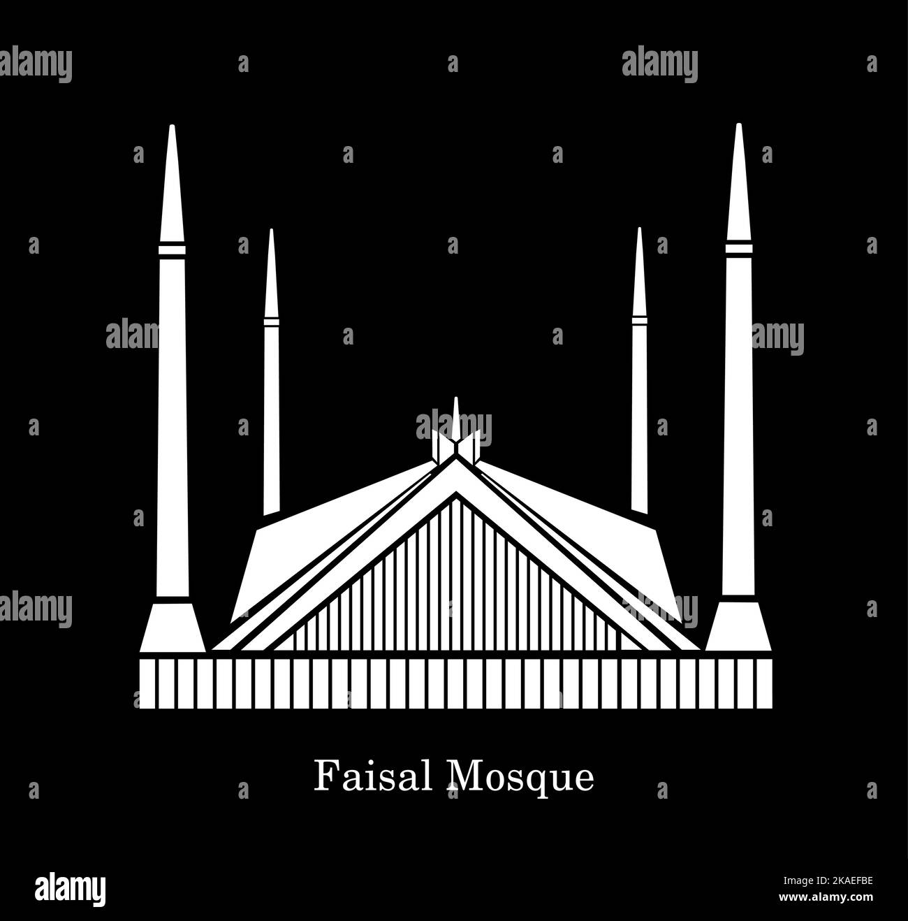 Faisal Masjid Illustration