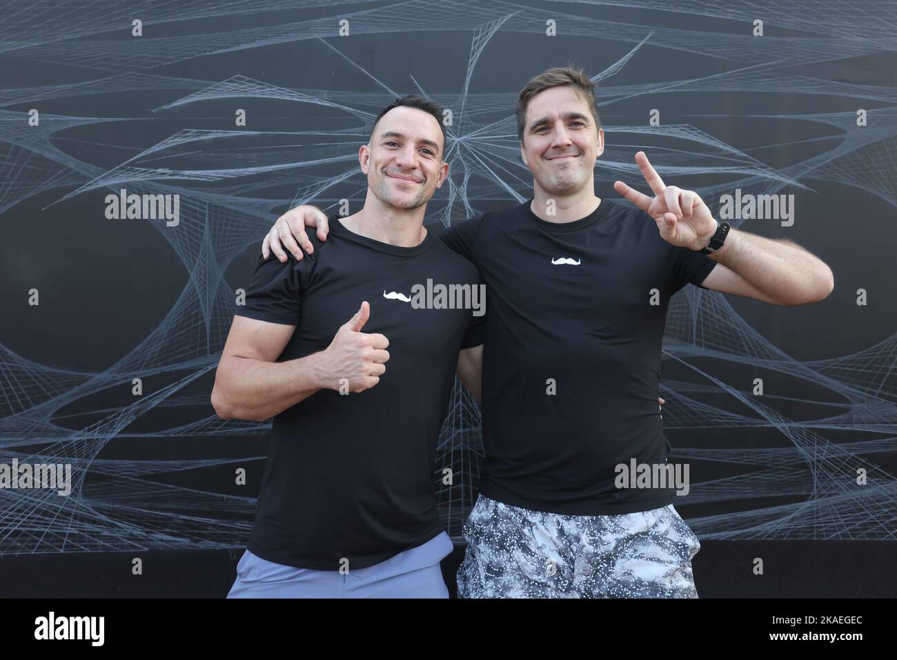 (L to R) Ben Cullen and George Flemming participating in the Million ...