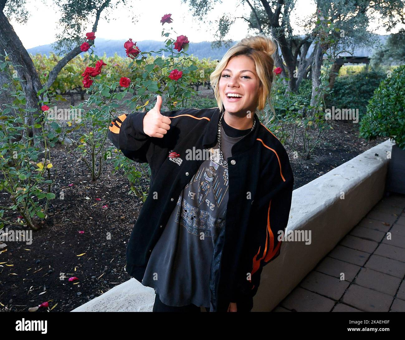 Jax aka Jackie Miskanic poses during the 2022 Live in the Vineyard at ...