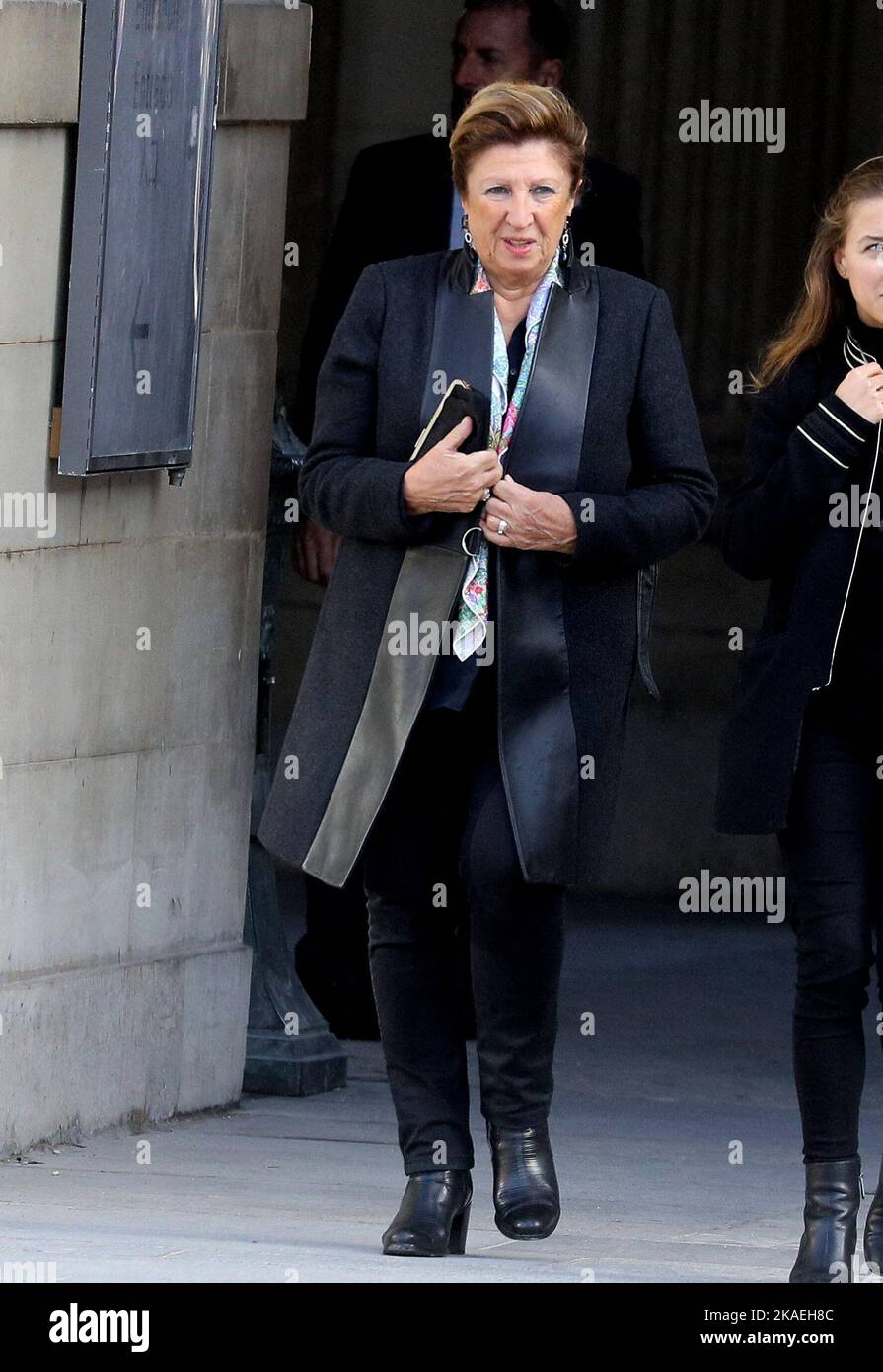 Françoise Noguès during national tribute ceremony for Pierre Soulages ...