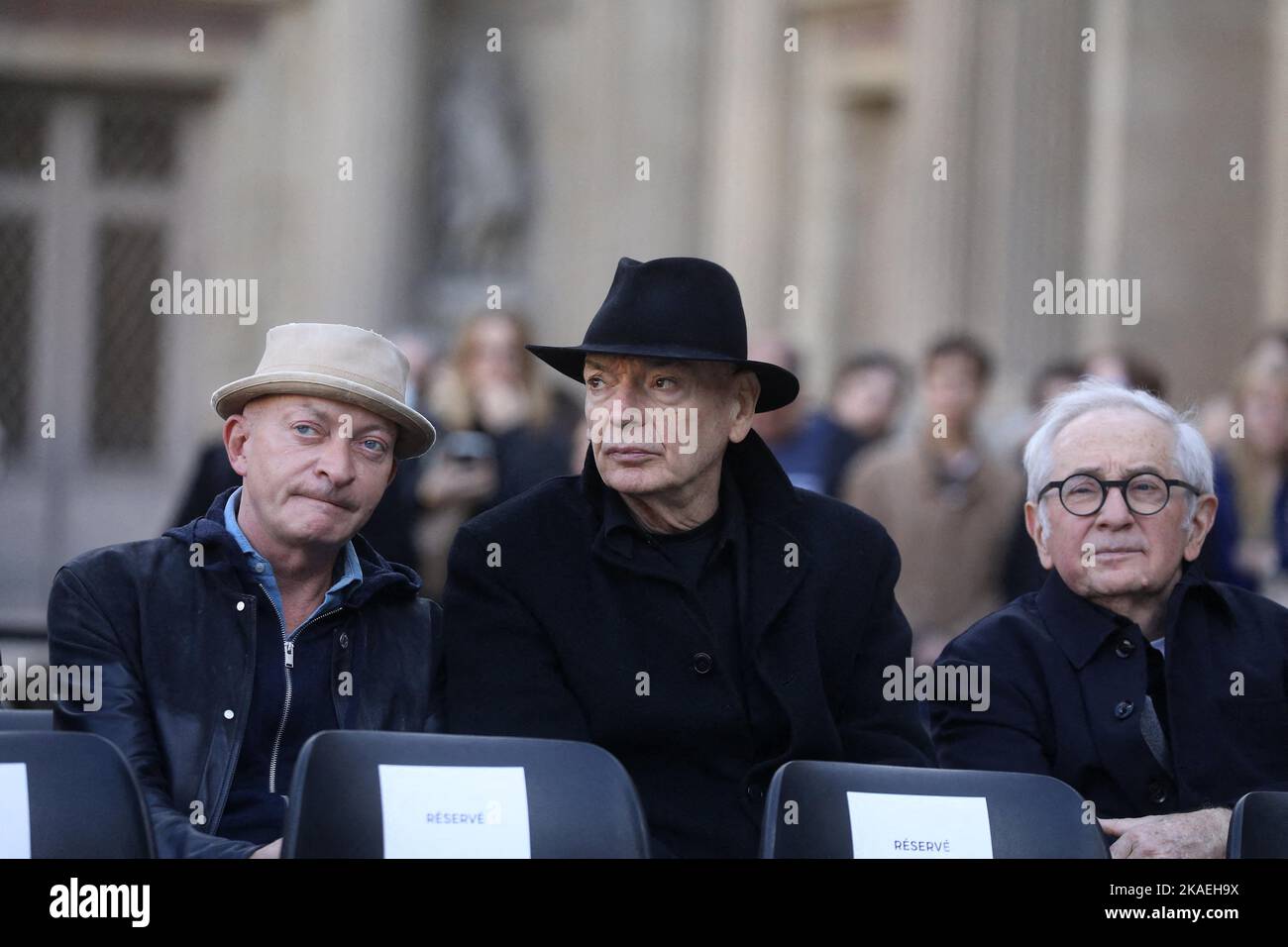 Guest, Jean Nouvel, guest during national tribute ceremony for Pierre ...