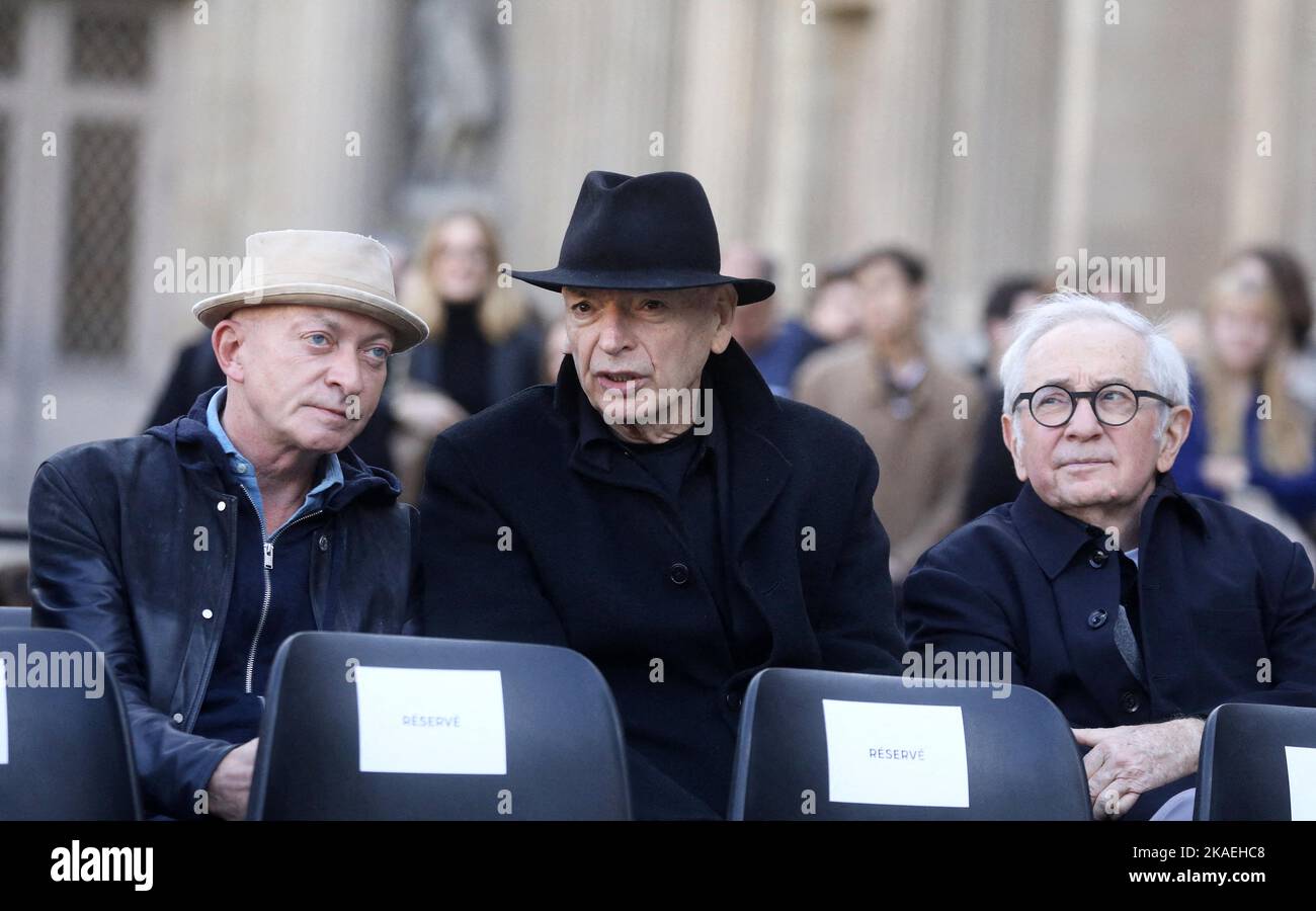 Guest, Jean Nouvel, guest during national tribute ceremony for Pierre ...