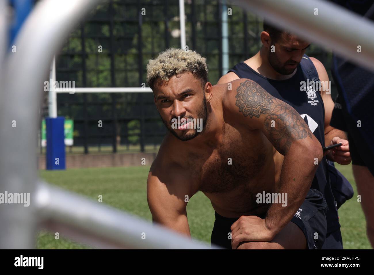 Max Denmark during a Hong Kong Sevens Team training at So Kong Po ...