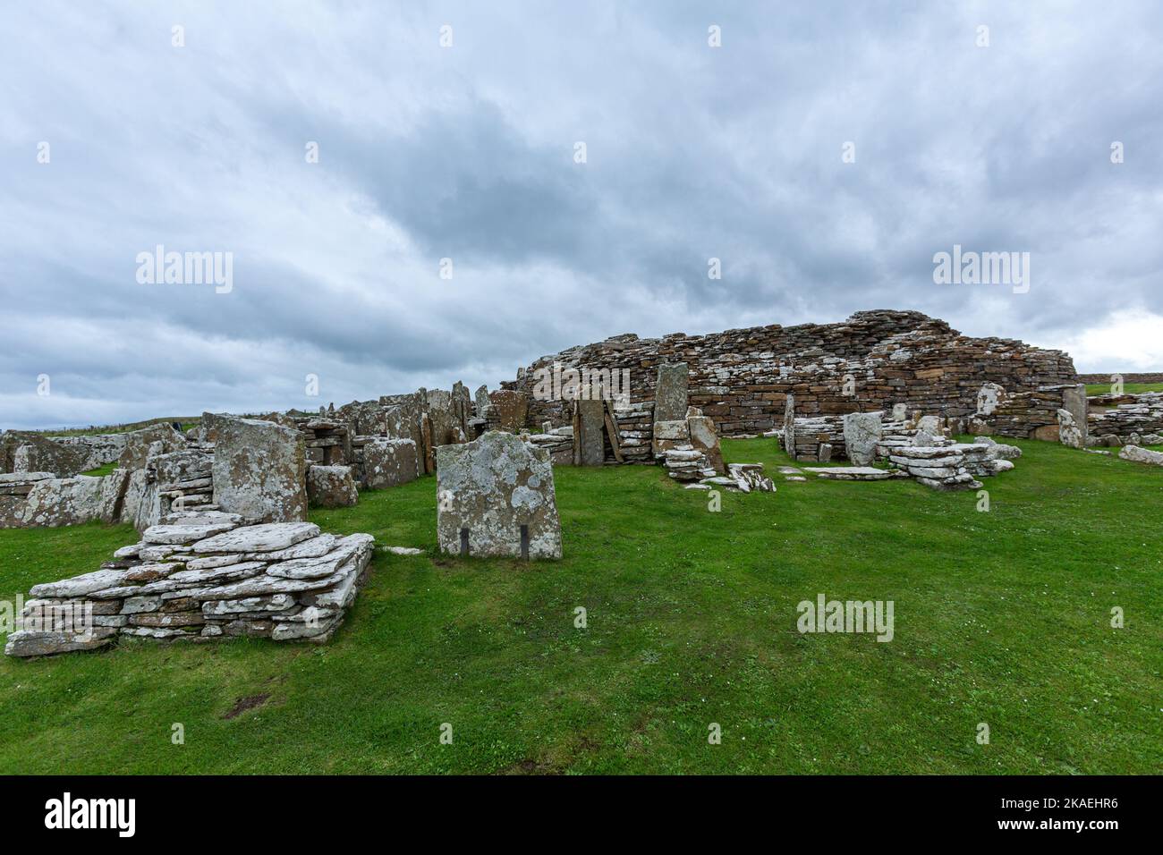 Tower of strength, Broch of Gurness, Iron Age broch village , Mainland ...
