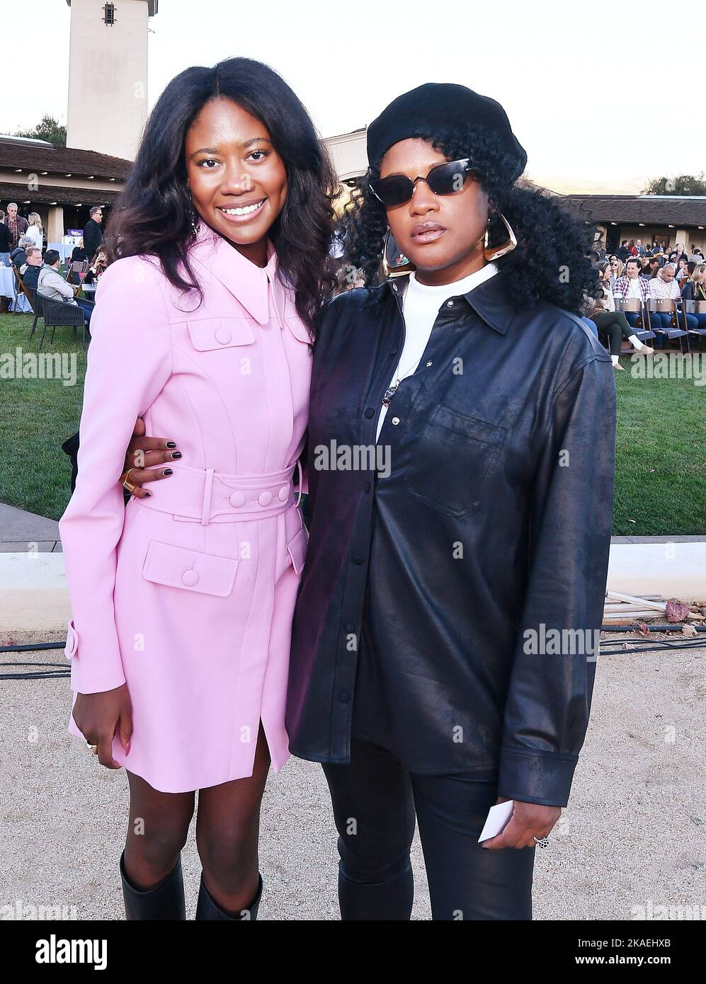 O.N.E The Duo, Tekitha Diggs and Prana Supreme Diggs pose during the ...