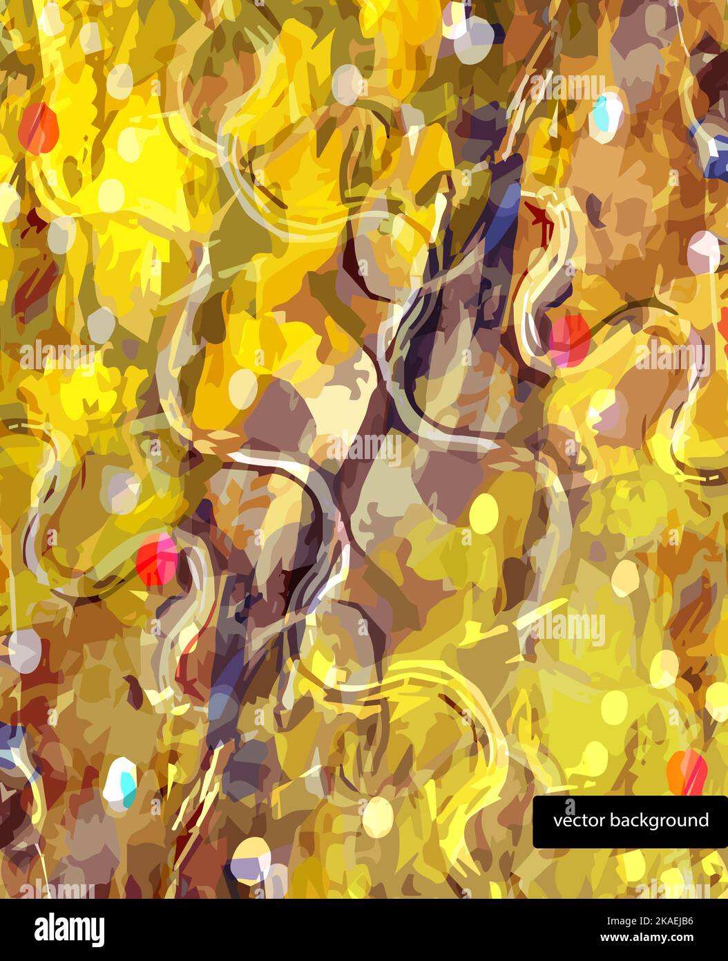 Colorful abstract golden bright background. Decorative design texture ...
