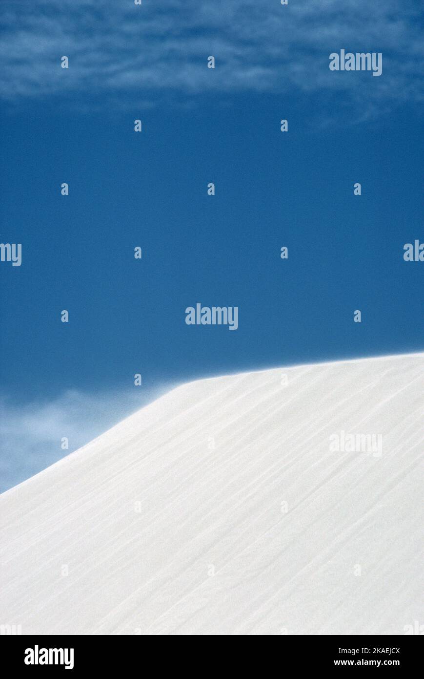 Western Australia. Lancelin Sand Dunes. White sand ridge Stock Photo ...