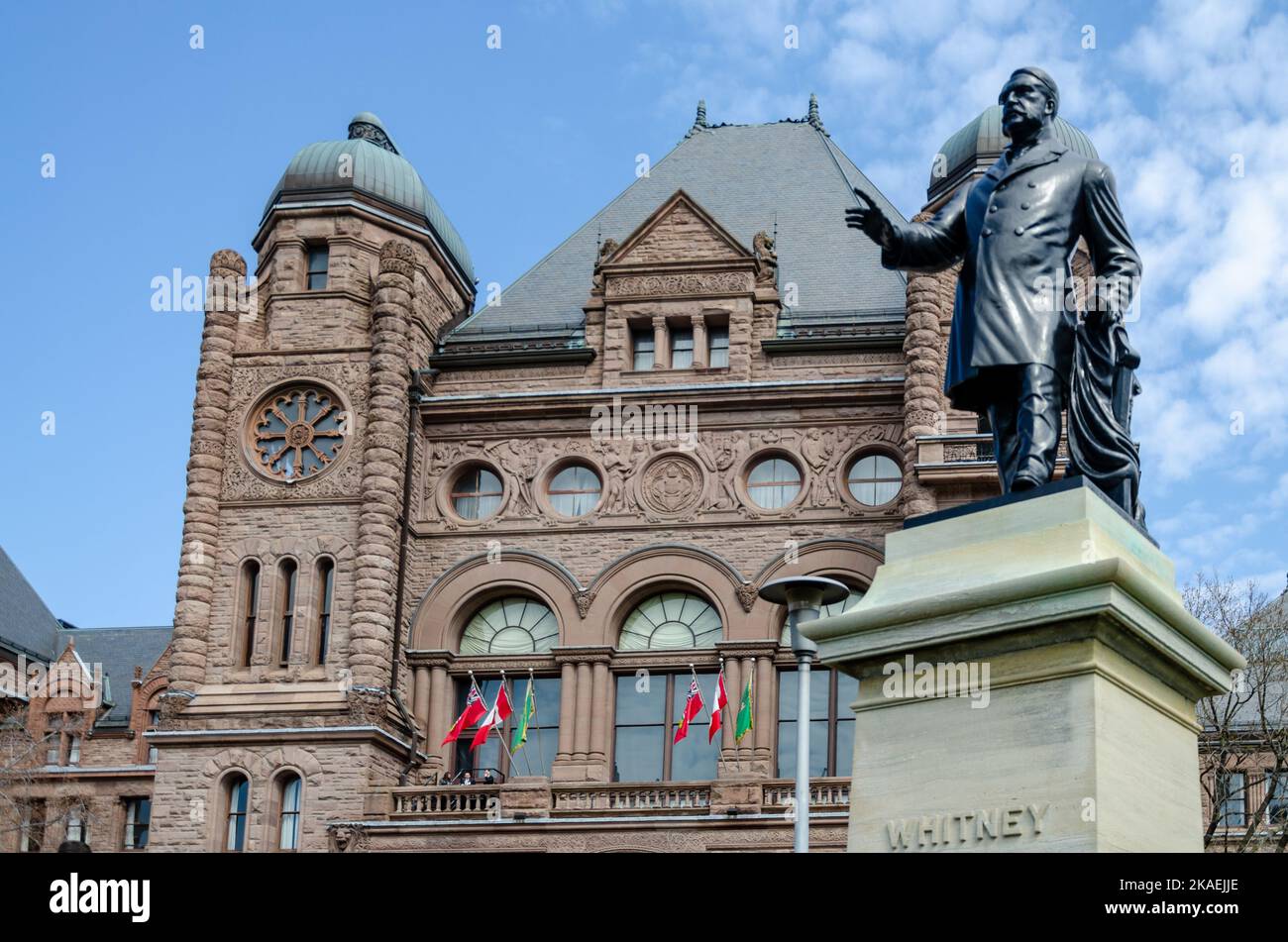 Statue Sculpture of James Whitney, Toronto, Canada Stock Photo - Alamy