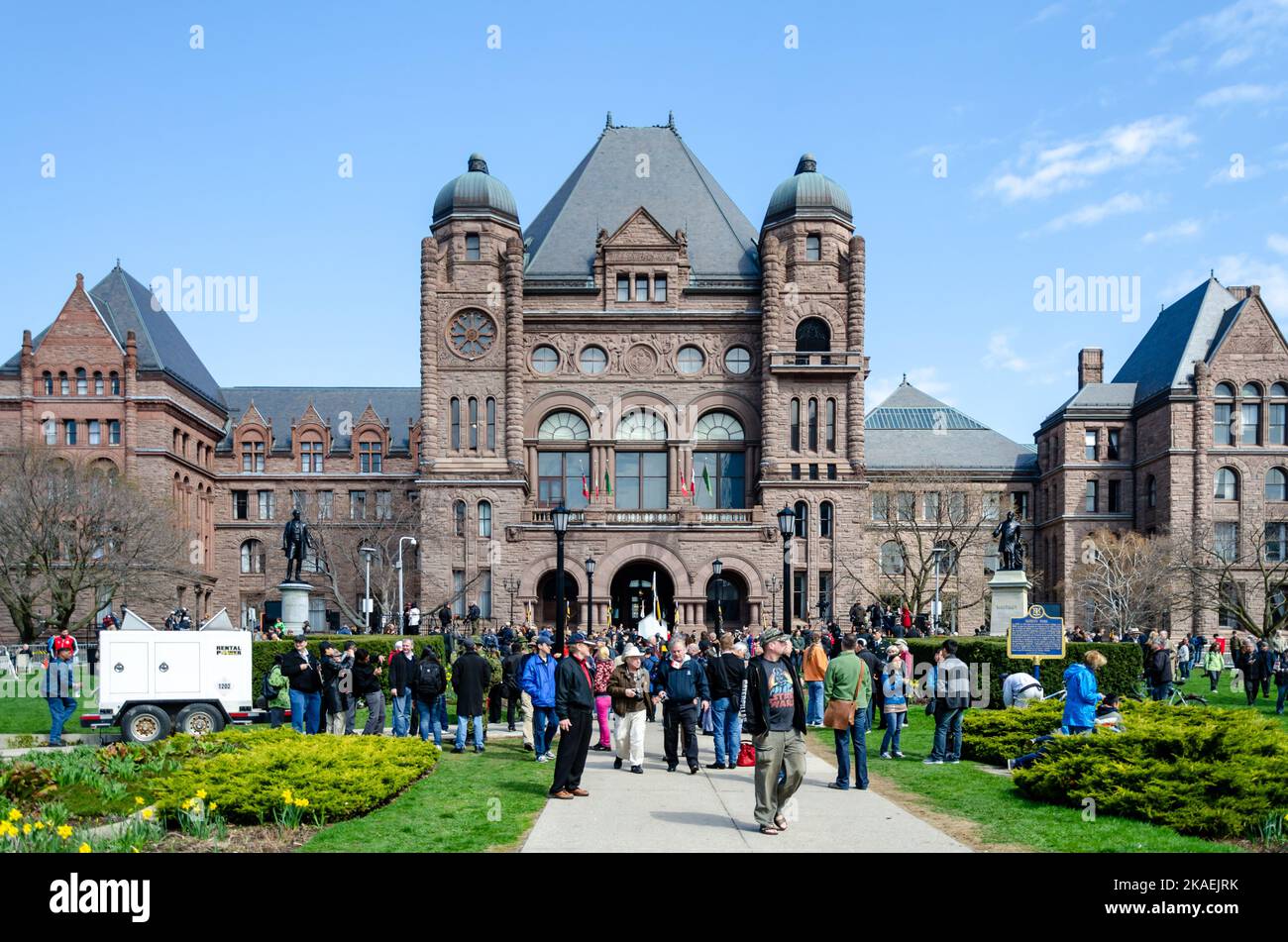 Toronto, Canada - April 27, 2013: The country celebrates the 200th ...