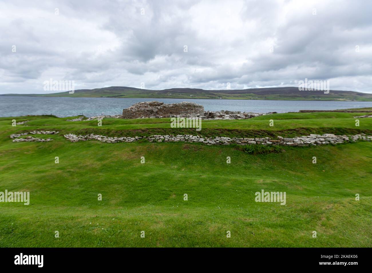 Broch of Gurness, Iron Age broch village , Mainland, Orkney islands ...