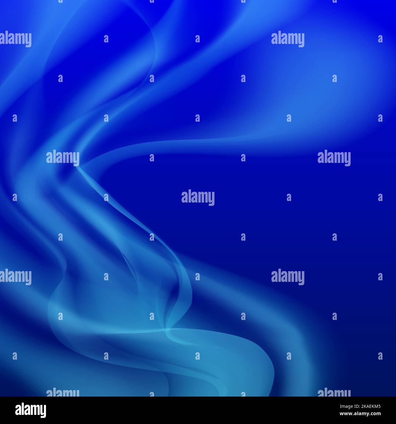 Bright blue background. Abstract smoke Stock Photo - Alamy