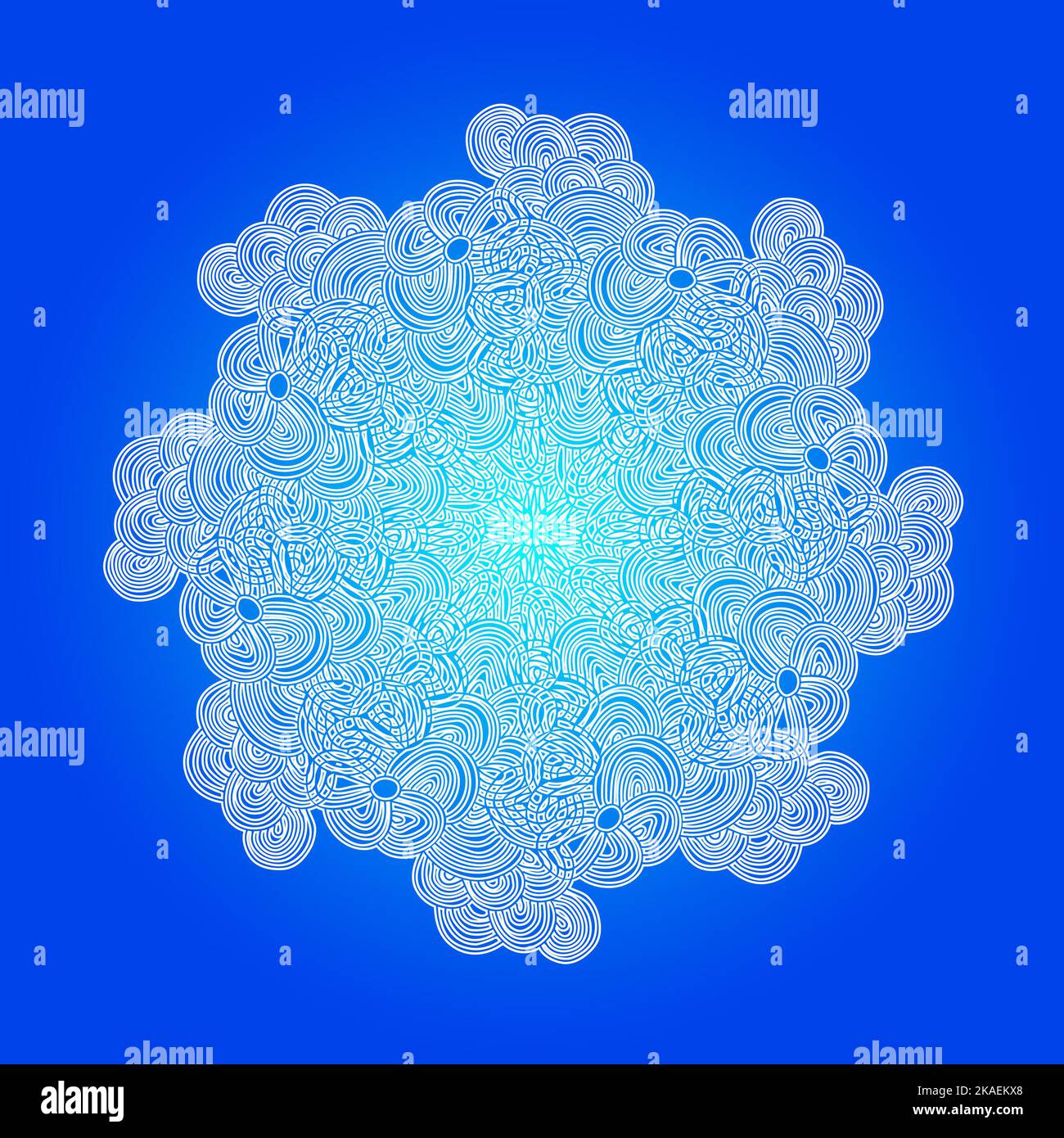 Abstract decorative vector background with ornamental shape Stock Photo ...