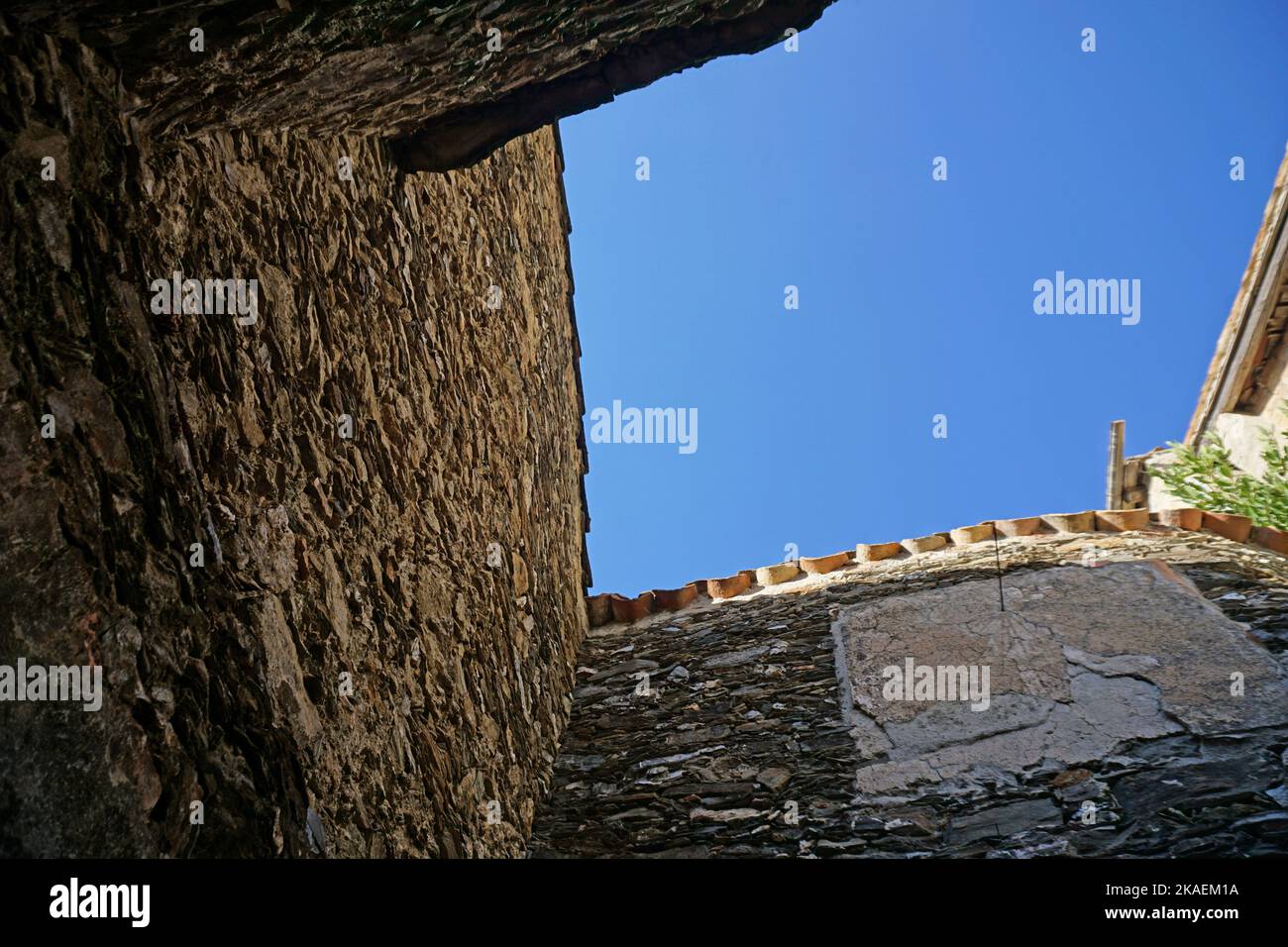 Aritzo, Sardinia, Italy. Old Spanish prison Sa Bovida XVI century Stock ...