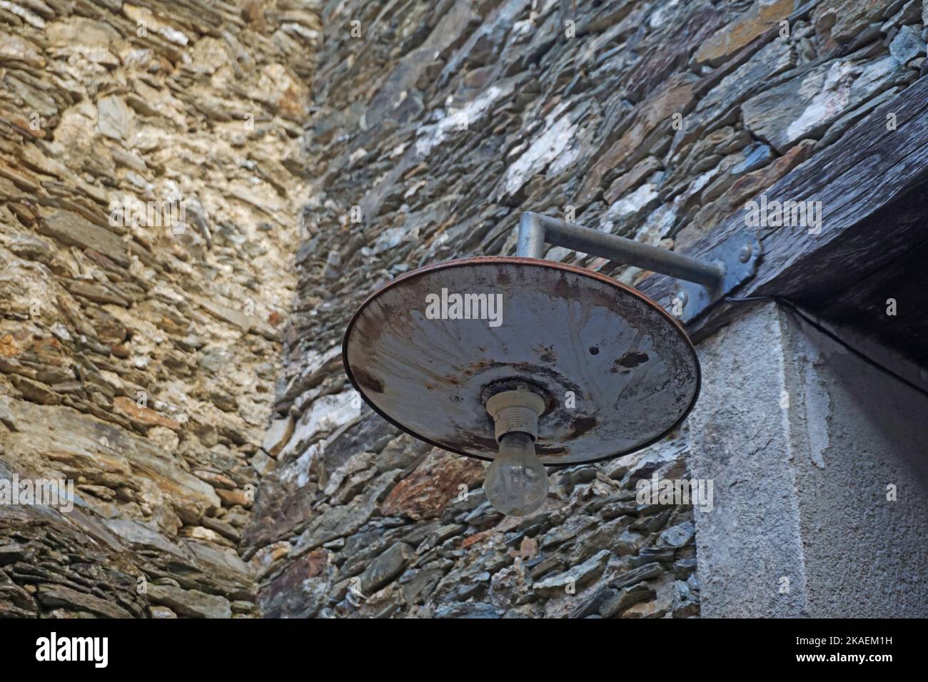 Aritzo, Sardinia, Italy. Old Spanish prison Sa Bovida XVI century Stock ...