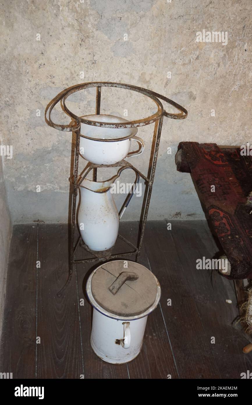 Aritzo, Sardinia, Italy. Ols Spanish prison Sa Bovida XVI century Stock ...